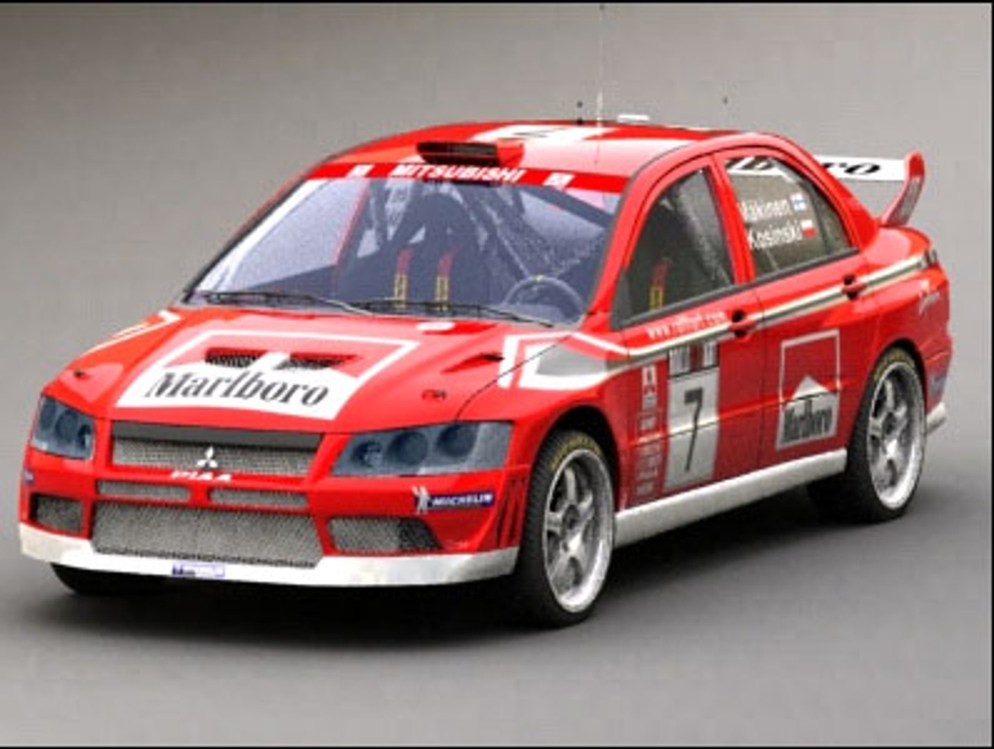 Mitsubishi Lancer Wrc 3d Model