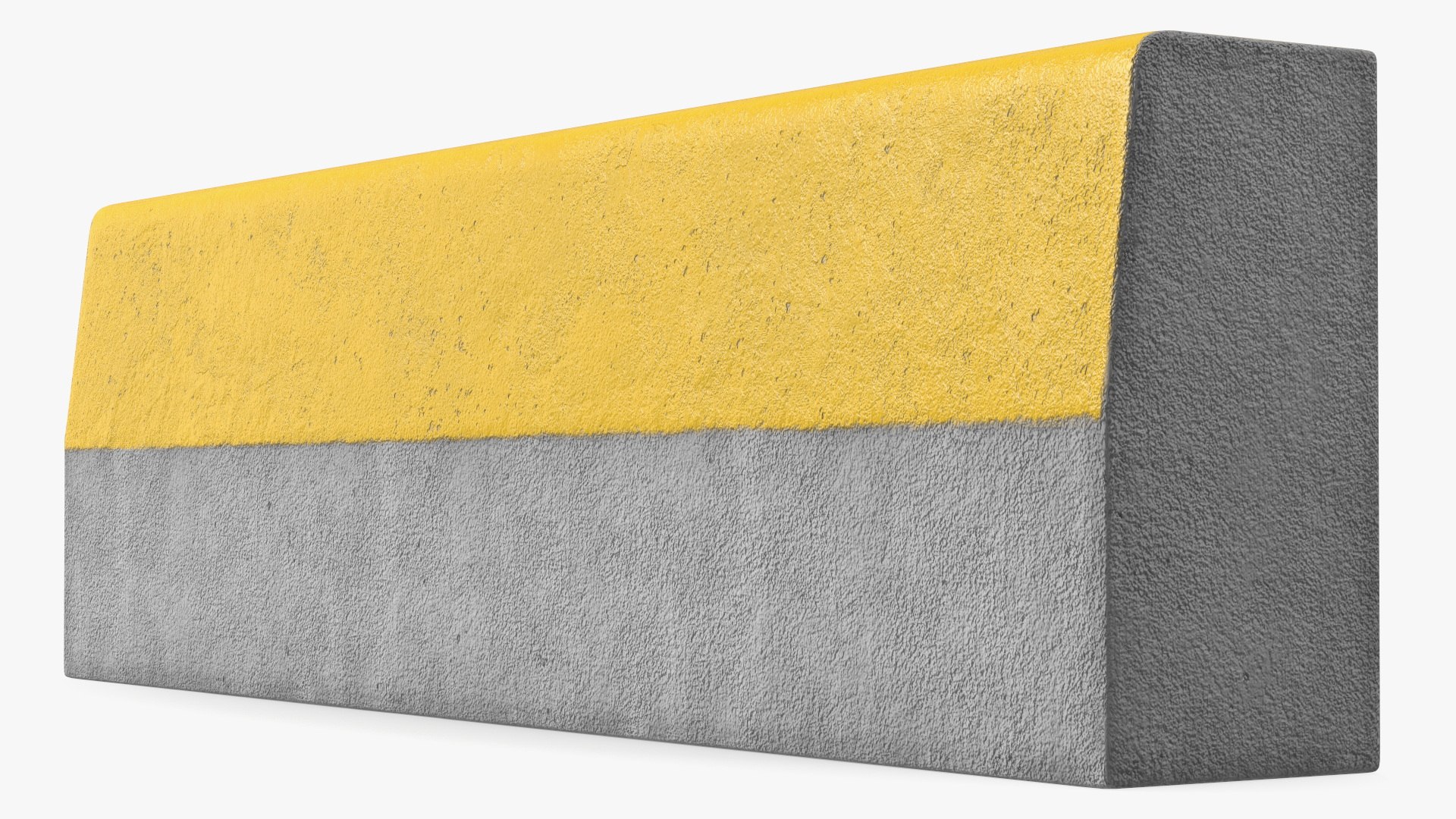 Curb 1m Yellow 3D - TurboSquid 2029520