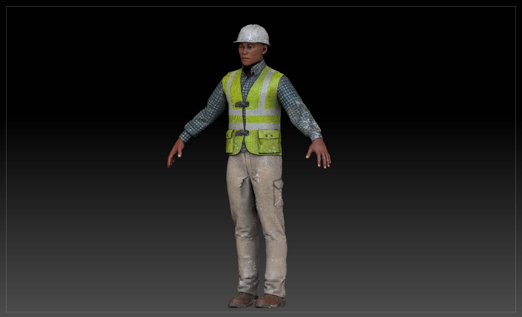 Construction Worker 3D Model - TurboSquid 2156034
