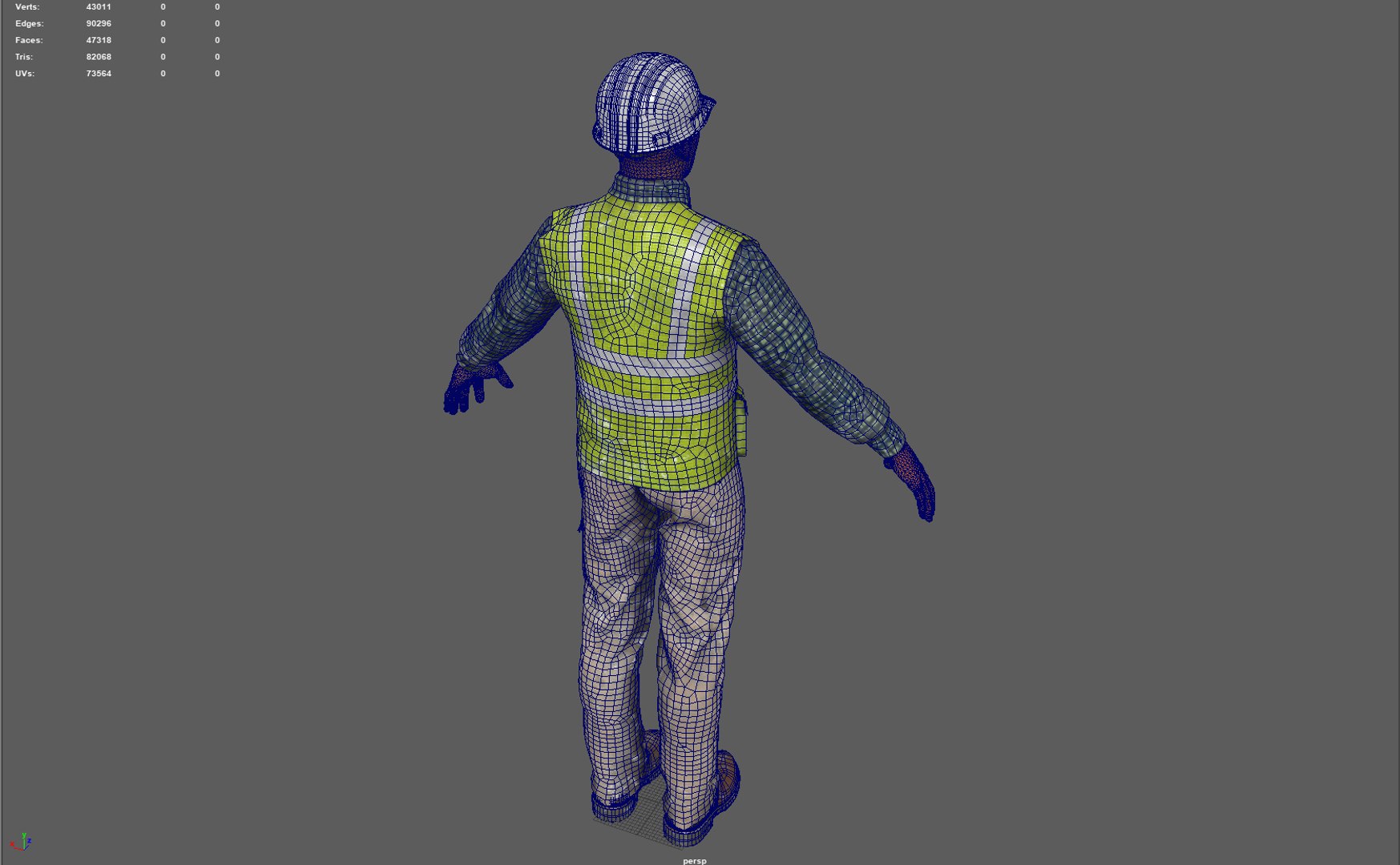 Construction Worker 3D Model - TurboSquid 2156034