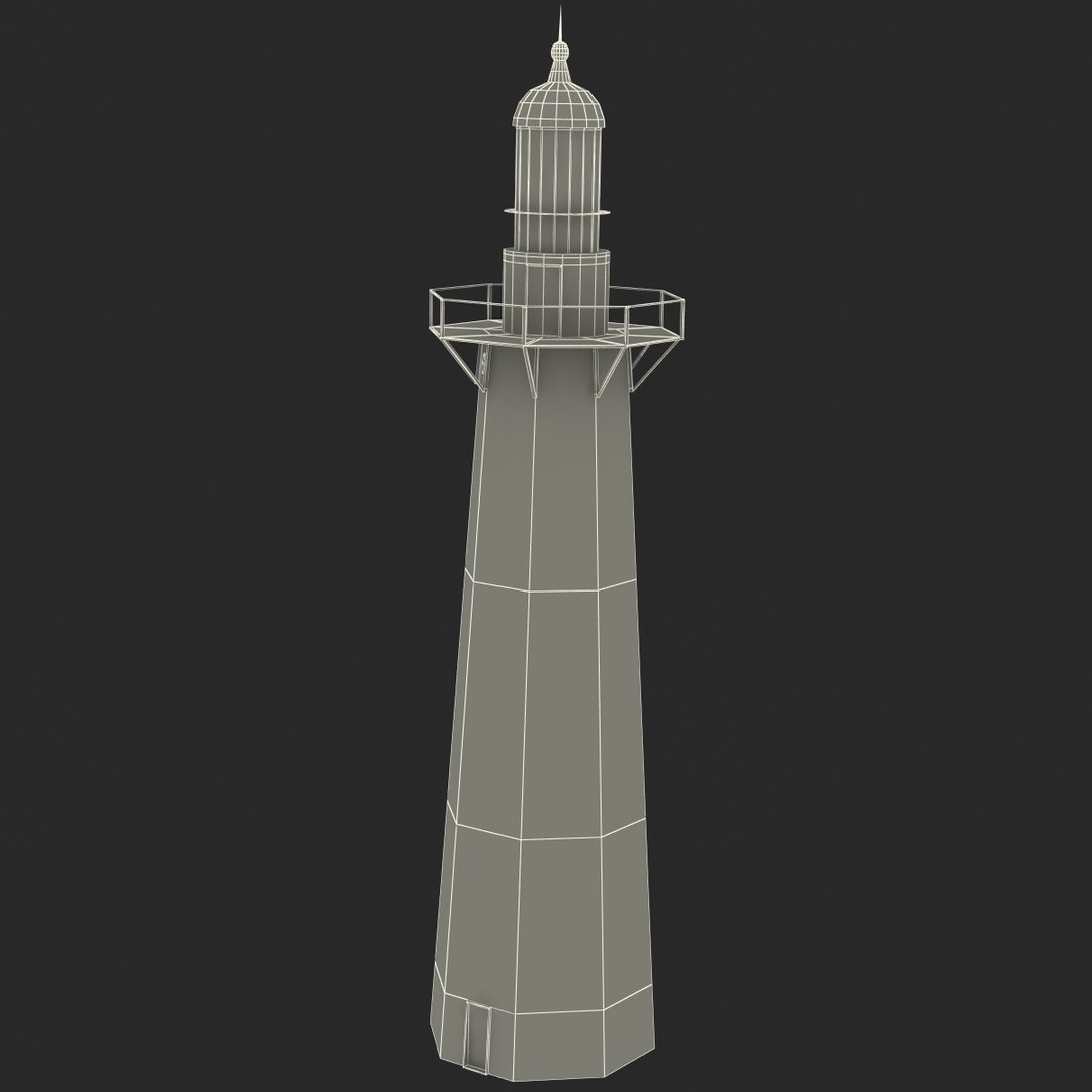 Lighthouse Modelled 3d Model