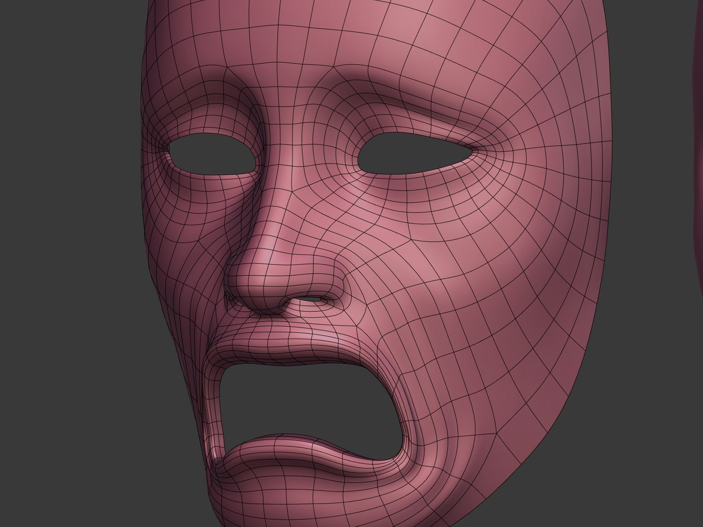 Theater Mask 3D Model - TurboSquid 1295390
