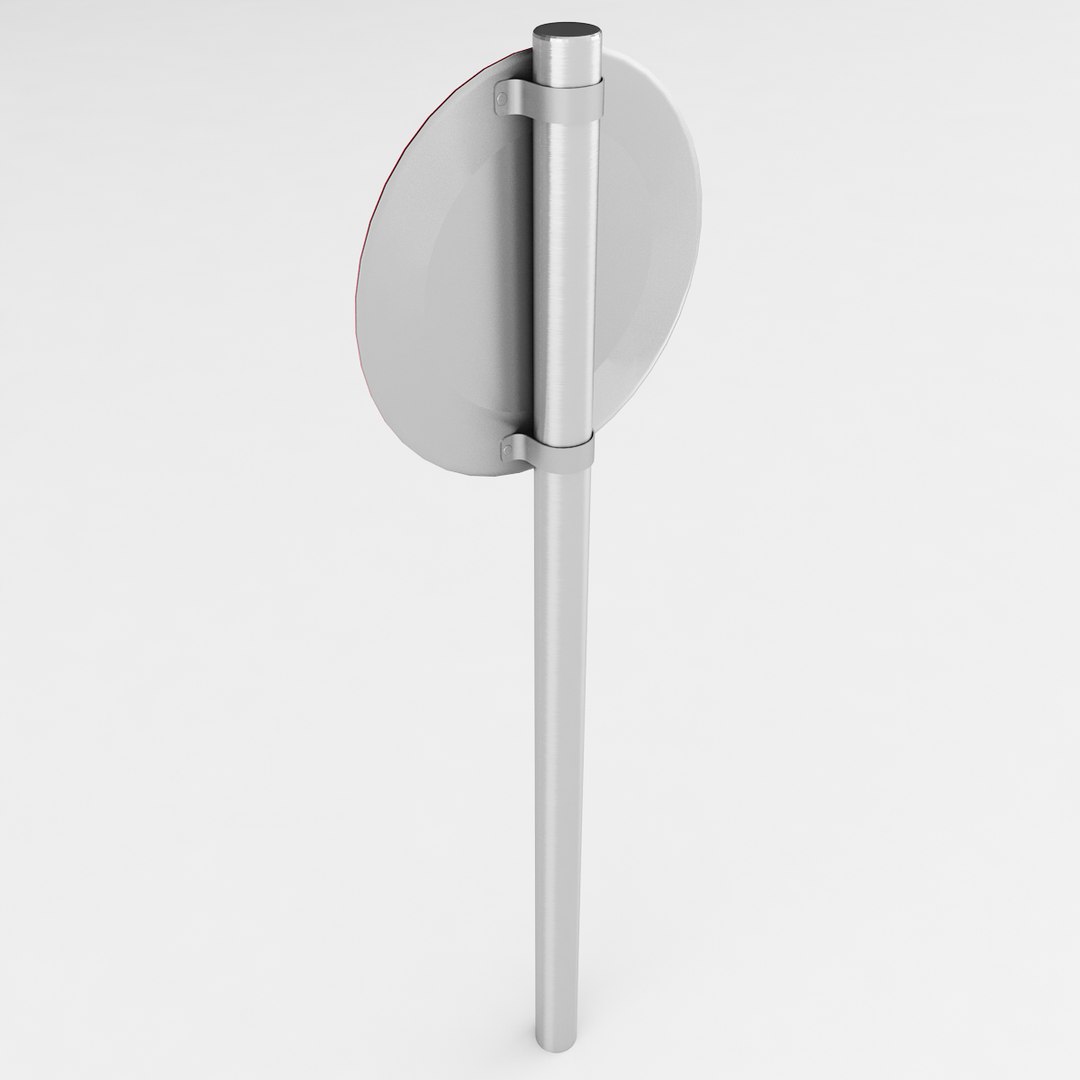 European passing sign 3D model - TurboSquid 1303414