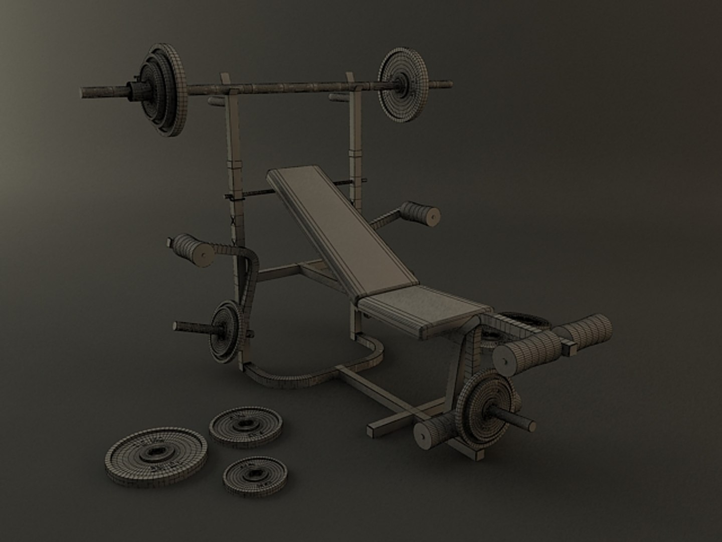 maya bench press
