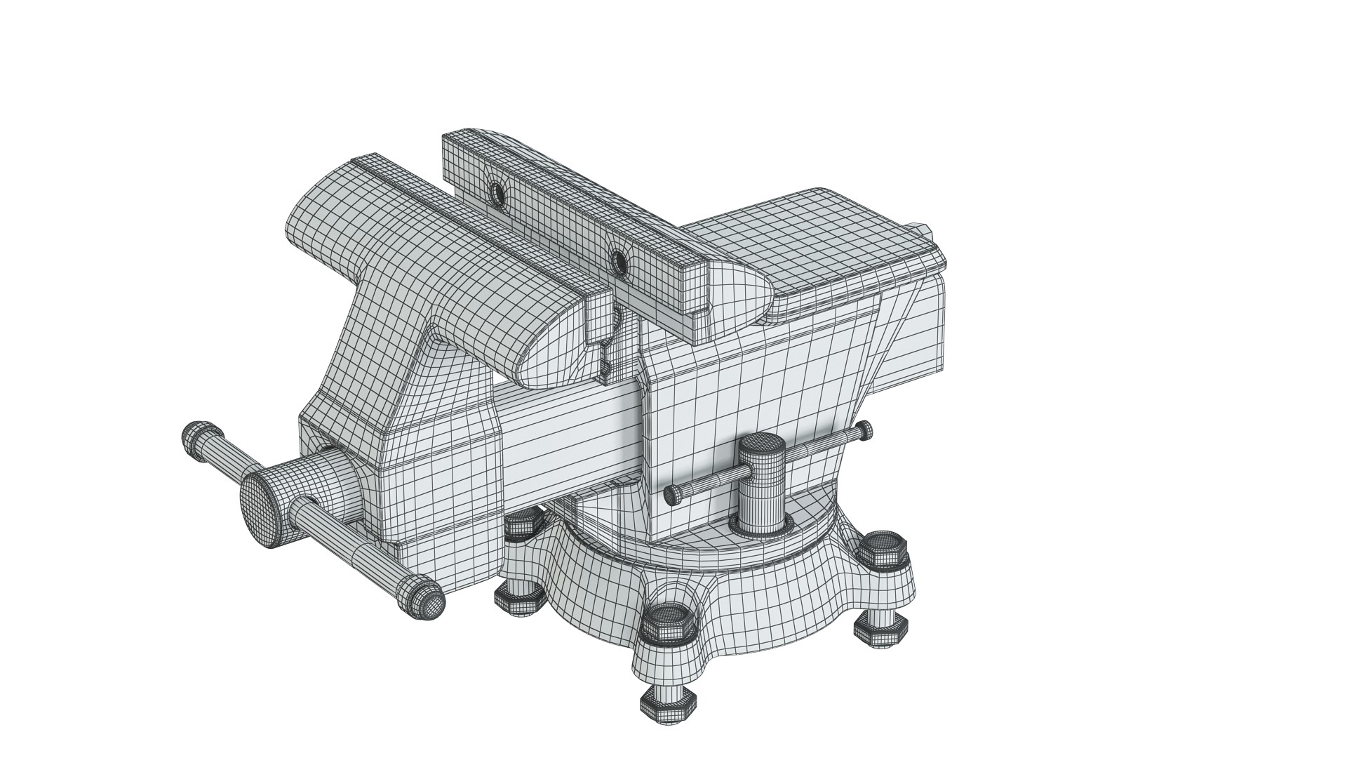 3D Combination Vise - TurboSquid 2327517