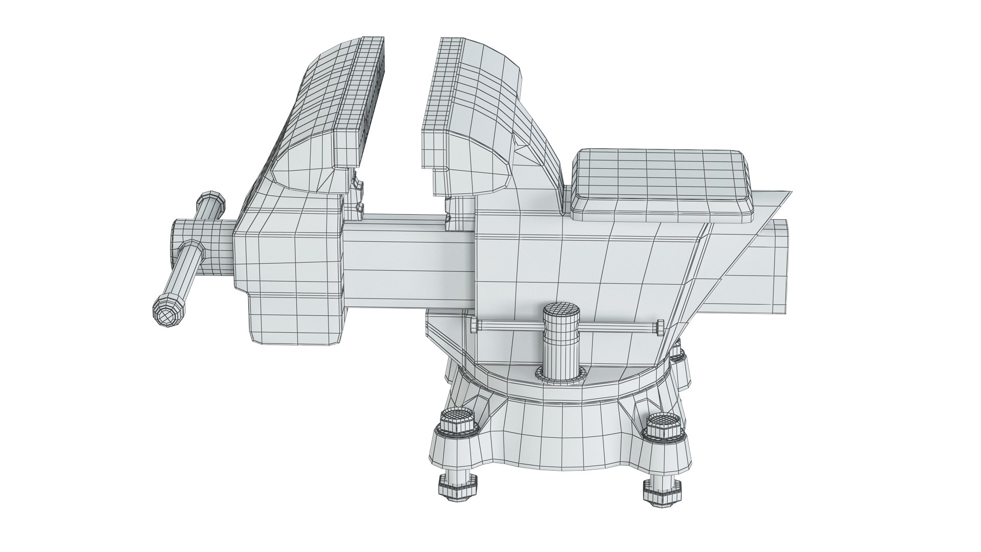 3D Combination Vise - TurboSquid 2327517