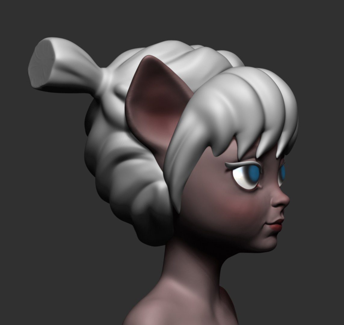 fantasy character 3d obj