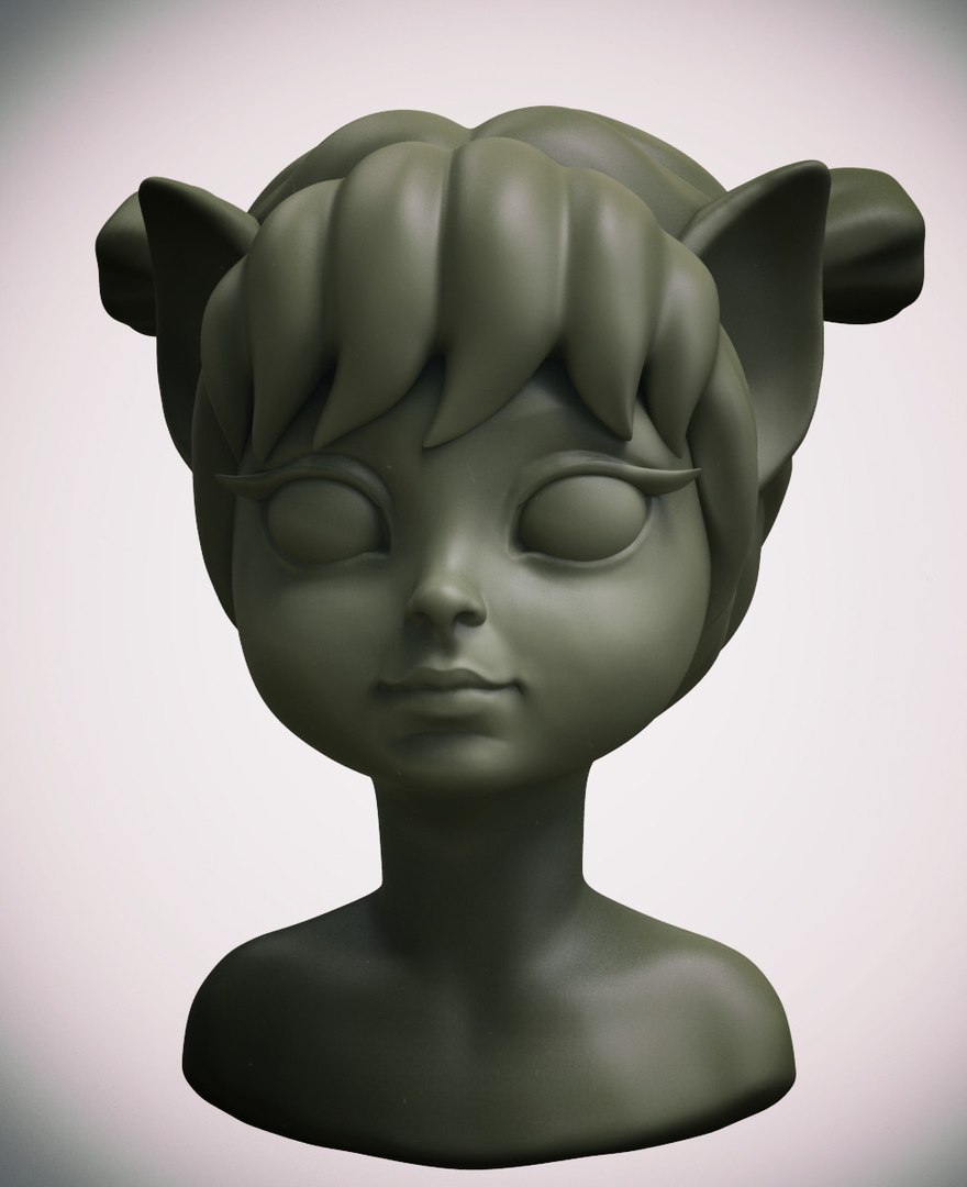 fantasy character 3d obj