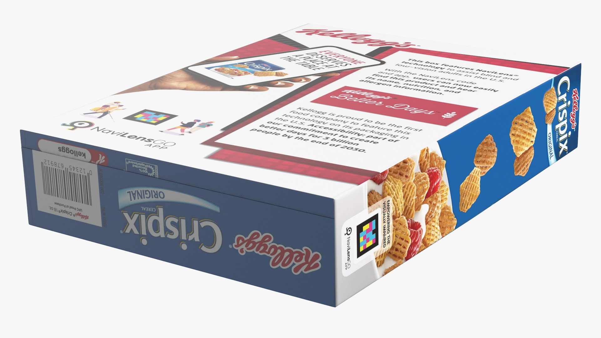 Crispix Cereal Box Kelloggs 3D - TurboSquid 2347263