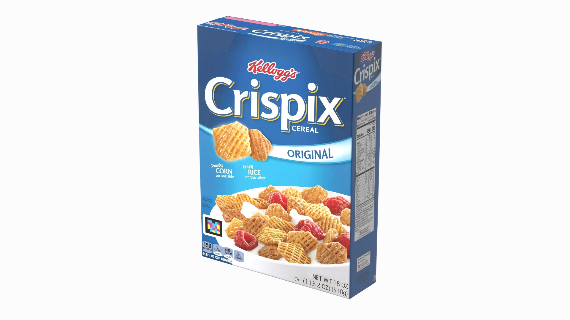 Crispix Cereal Box Kelloggs 3D - TurboSquid 2347263