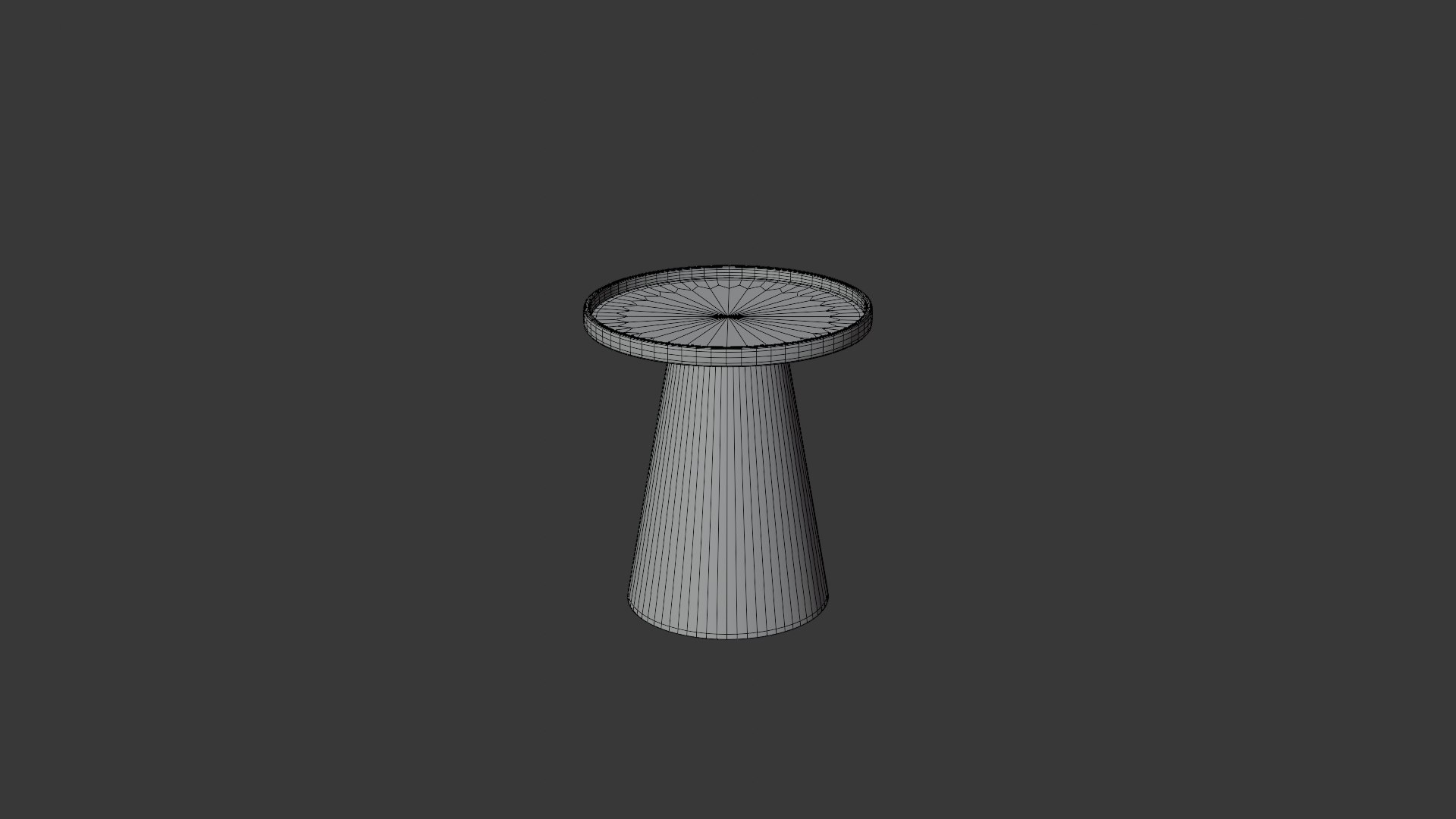 Round Modern Side Table 3D - TurboSquid 2321127