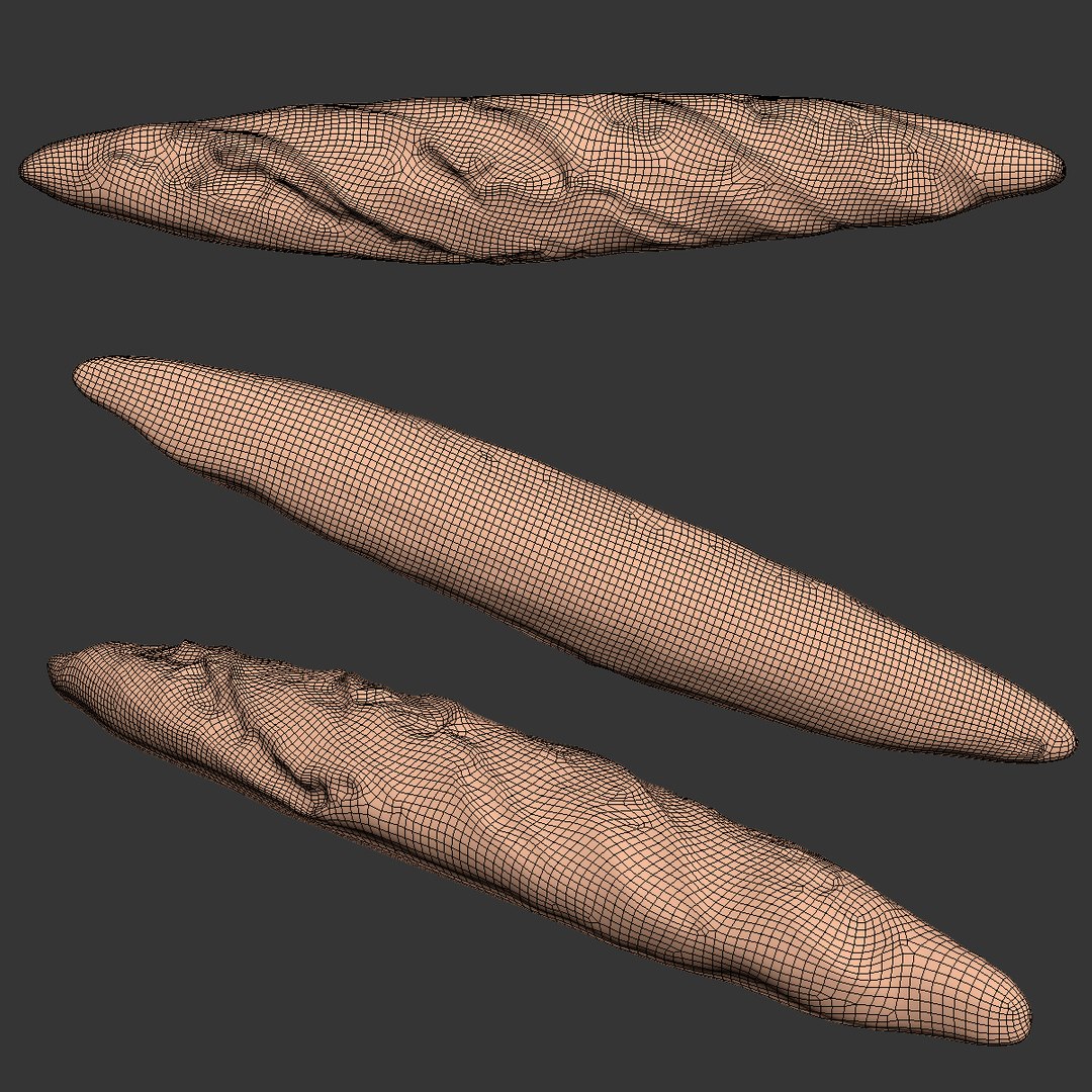 3ds Max Bread