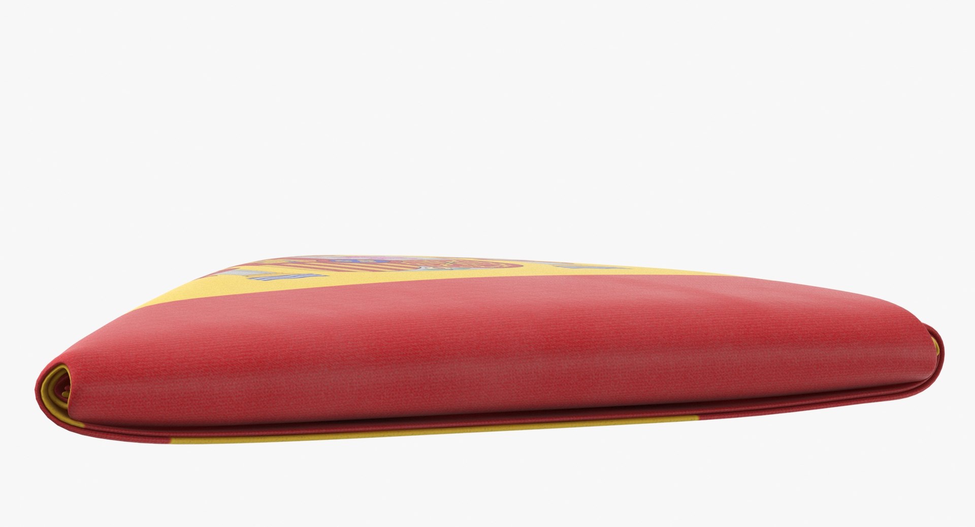 Flag Folded Triangle Spain Model - TurboSquid 1567921