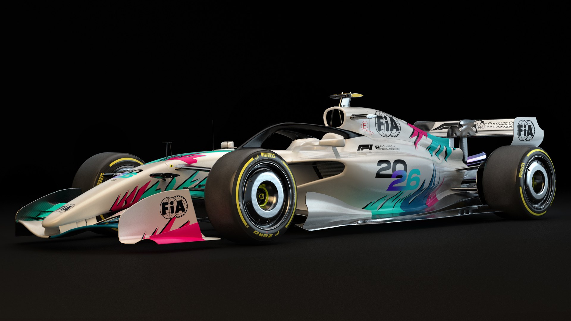 F1 Concept 2026 Template For Livery 3D Model - TurboSquid 2291077