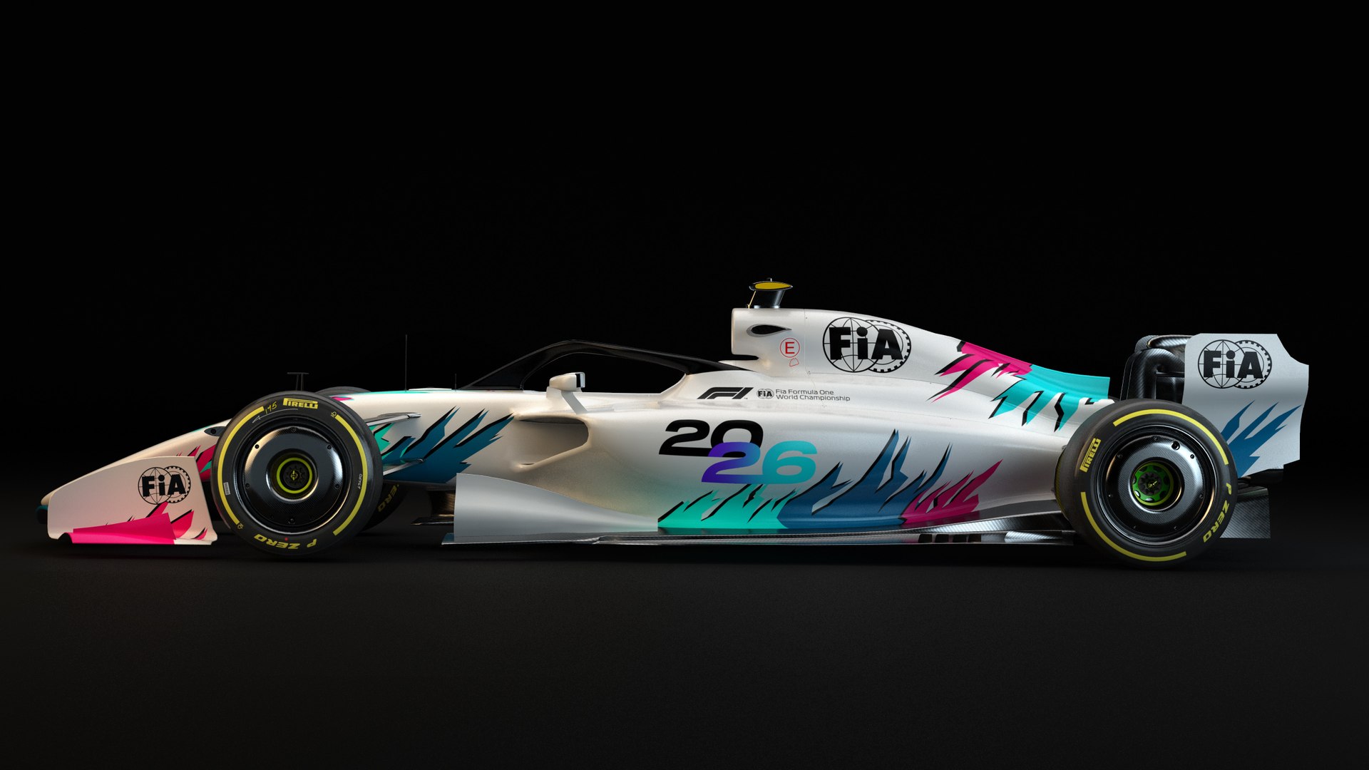 F1 Concept 2026 Template For Livery 3D Model - TurboSquid 2291077