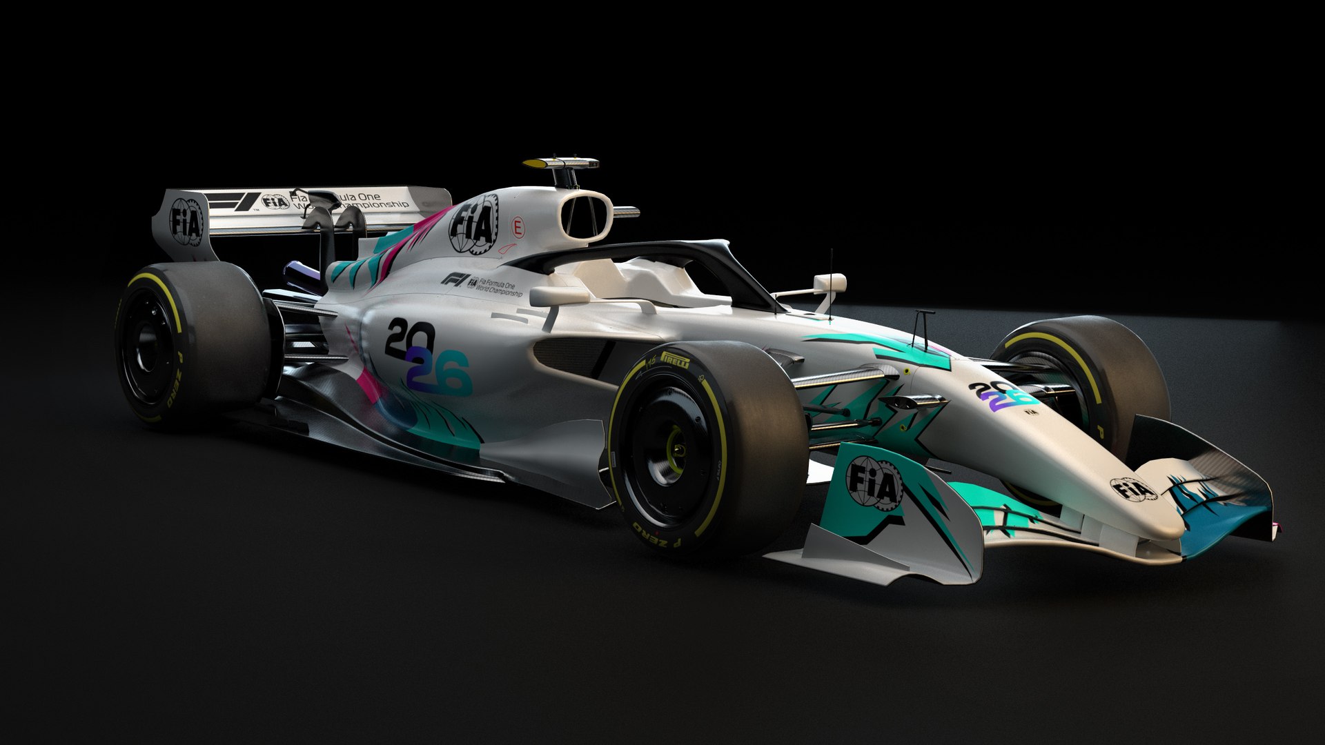 F1 Concept 2026 Template For Livery 3D Model - TurboSquid 2291077