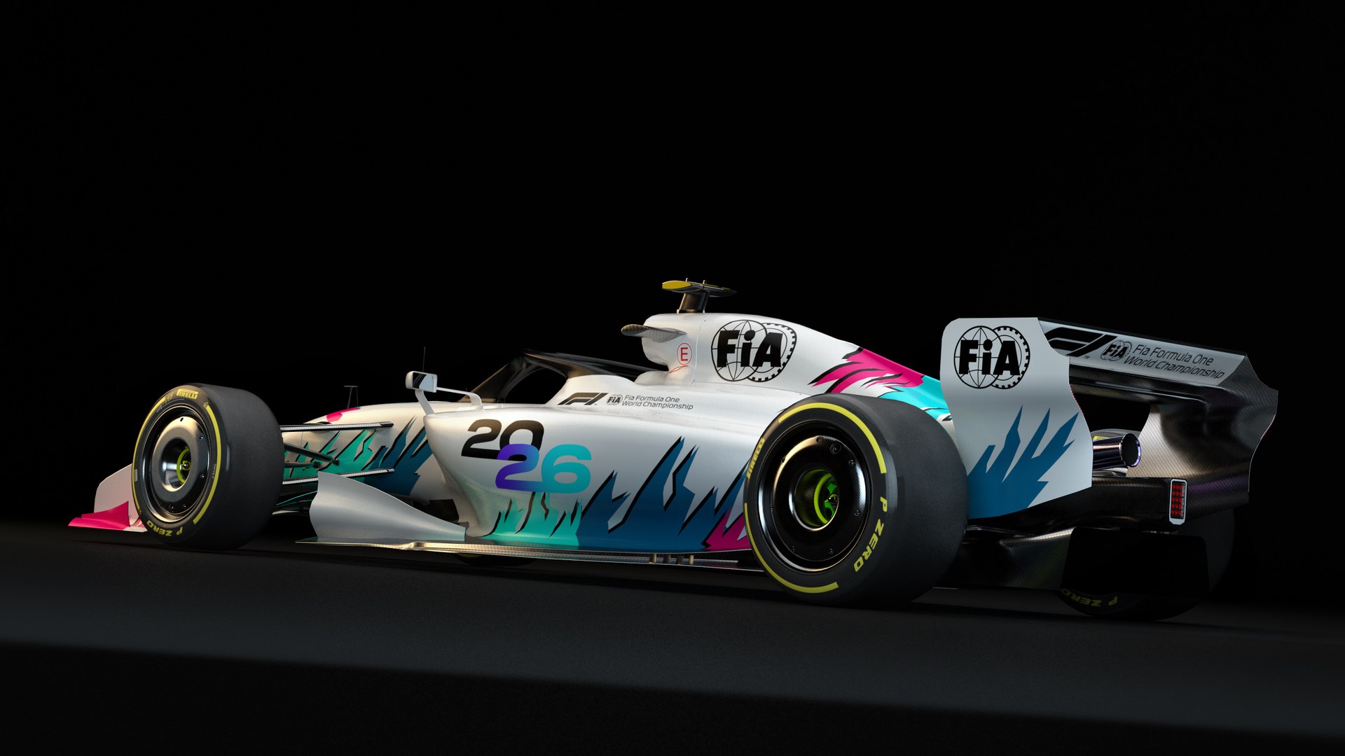 F1 Concept 2026 Template For Livery 3D Model - TurboSquid 2291077