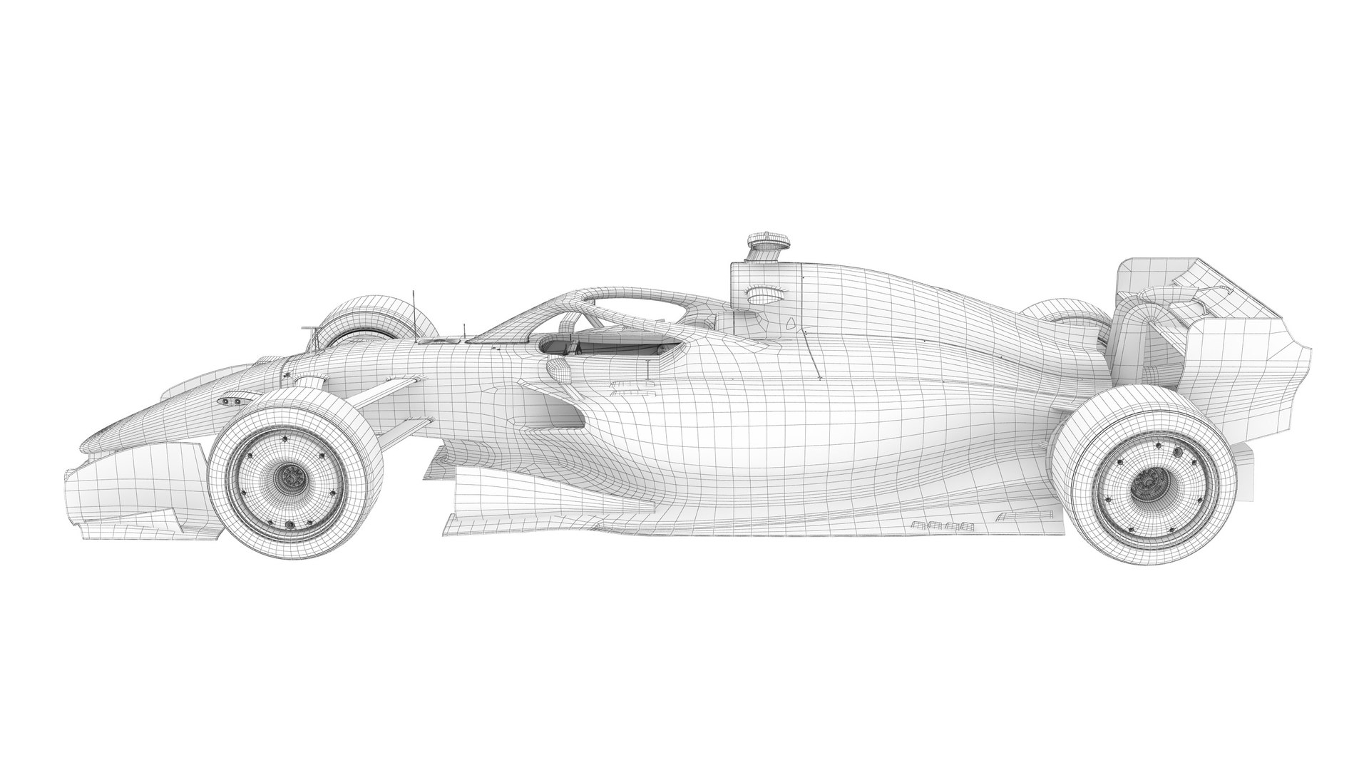 F1 Concept 2026 Template For Livery 3D Model - TurboSquid 2291077
