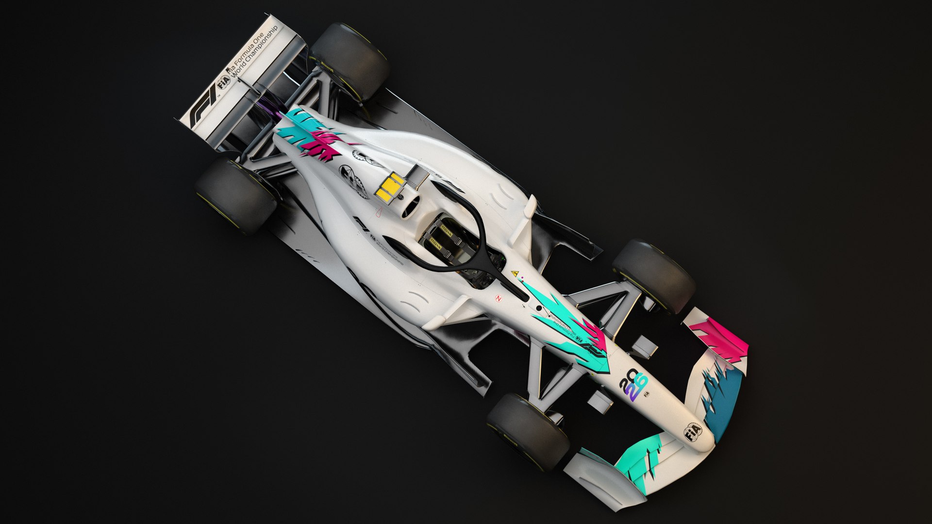 F1 Concept 2026 Template For Livery 3D Model - TurboSquid 2291077