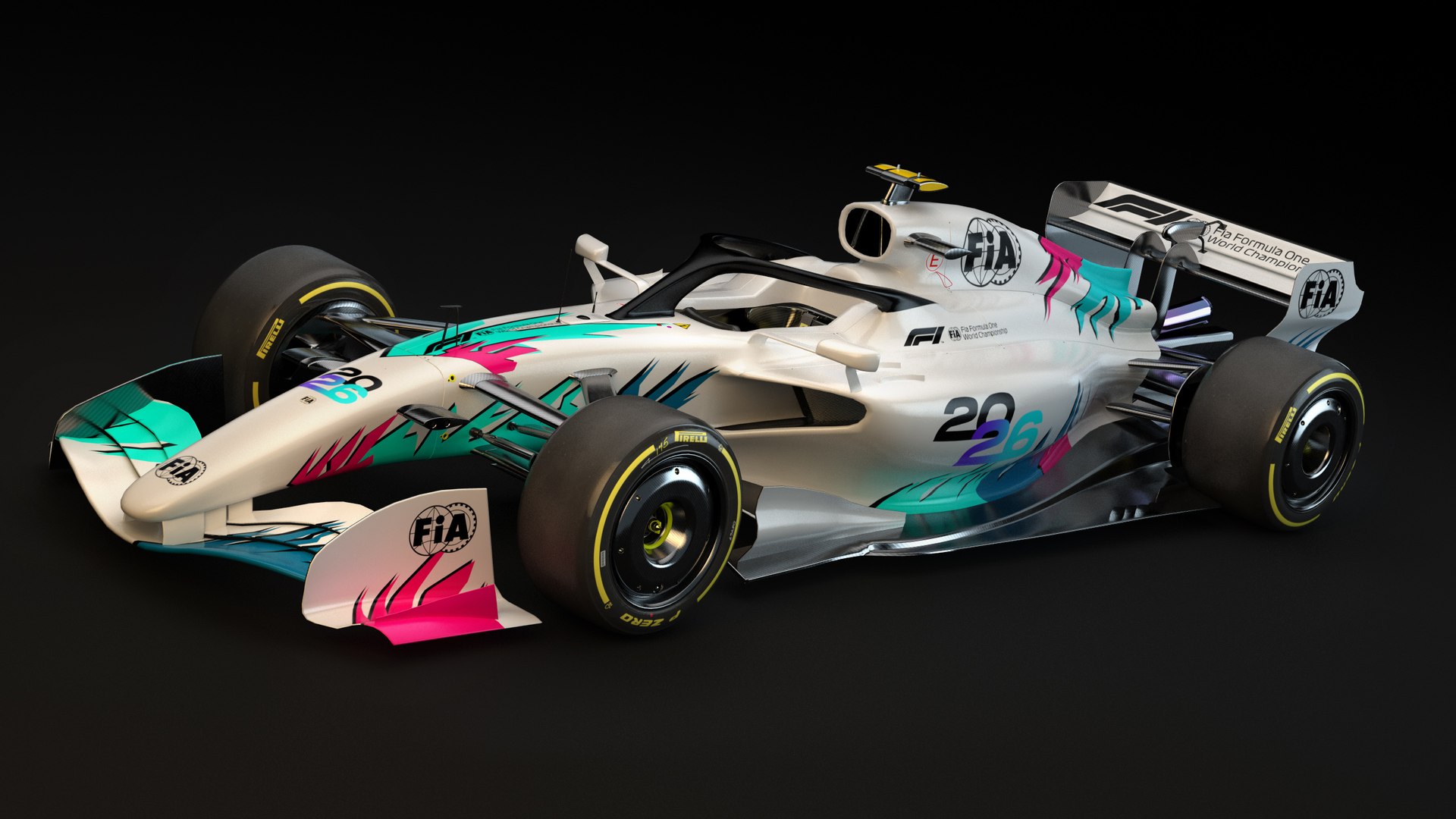 F1 Concept 2026 Template For Livery 3D Model - TurboSquid 2291077