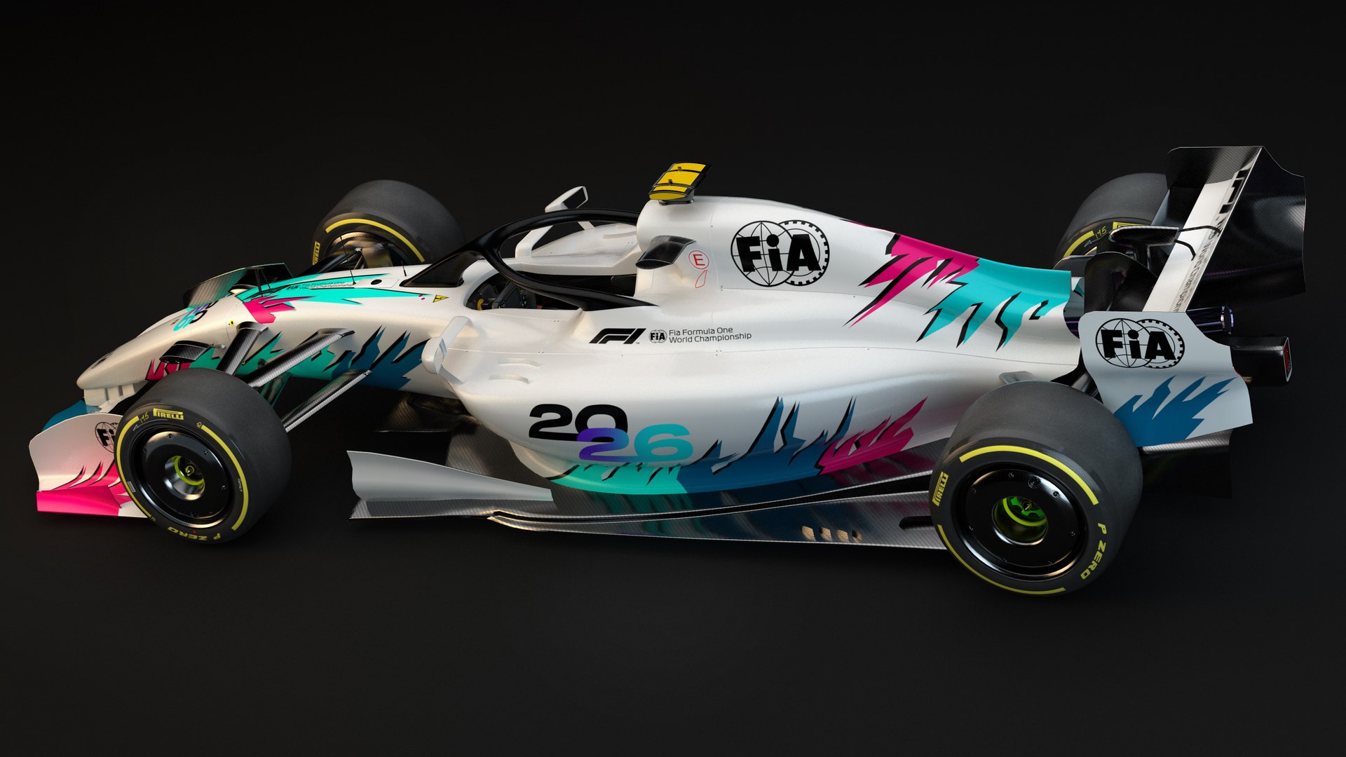 F1 Concept 2026 Template For Livery 3D Model - TurboSquid 2291077