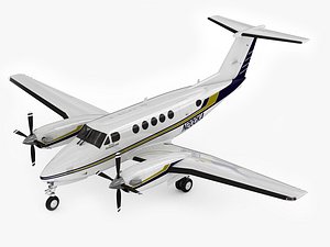 Download 3D Beechcraft King Air OBJ Models - TurboSquid