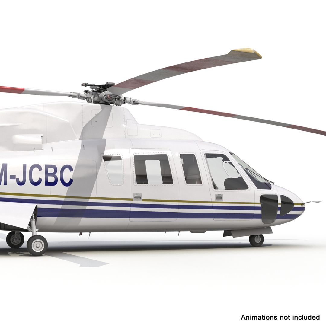 max helicopter sikorsky s76 rigged