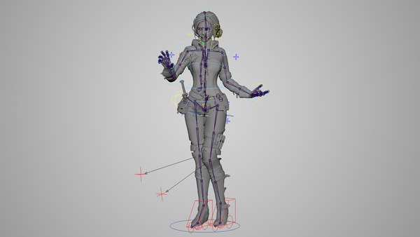 Stylized Female Character Fully Rigged Triss Merigold3D模型 - TurboSquid ...