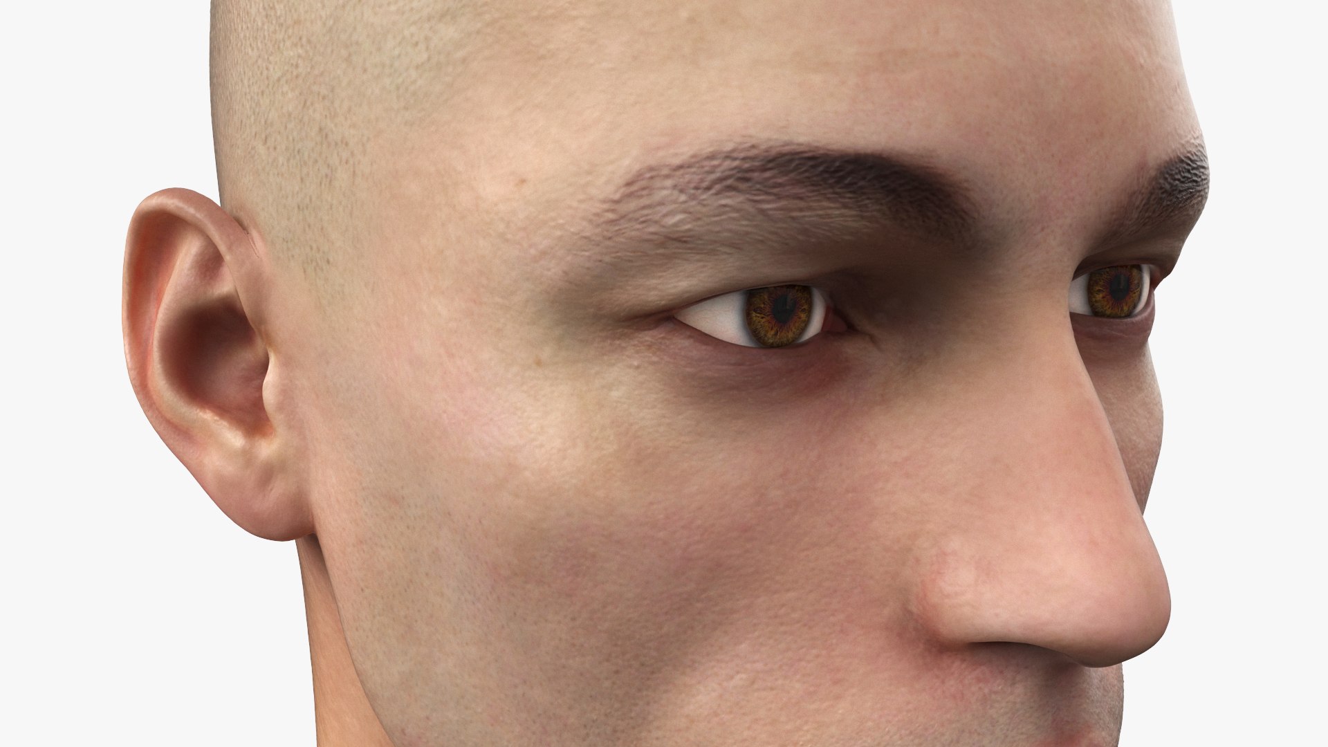 Man Character Head 3D Model - TurboSquid 2279808