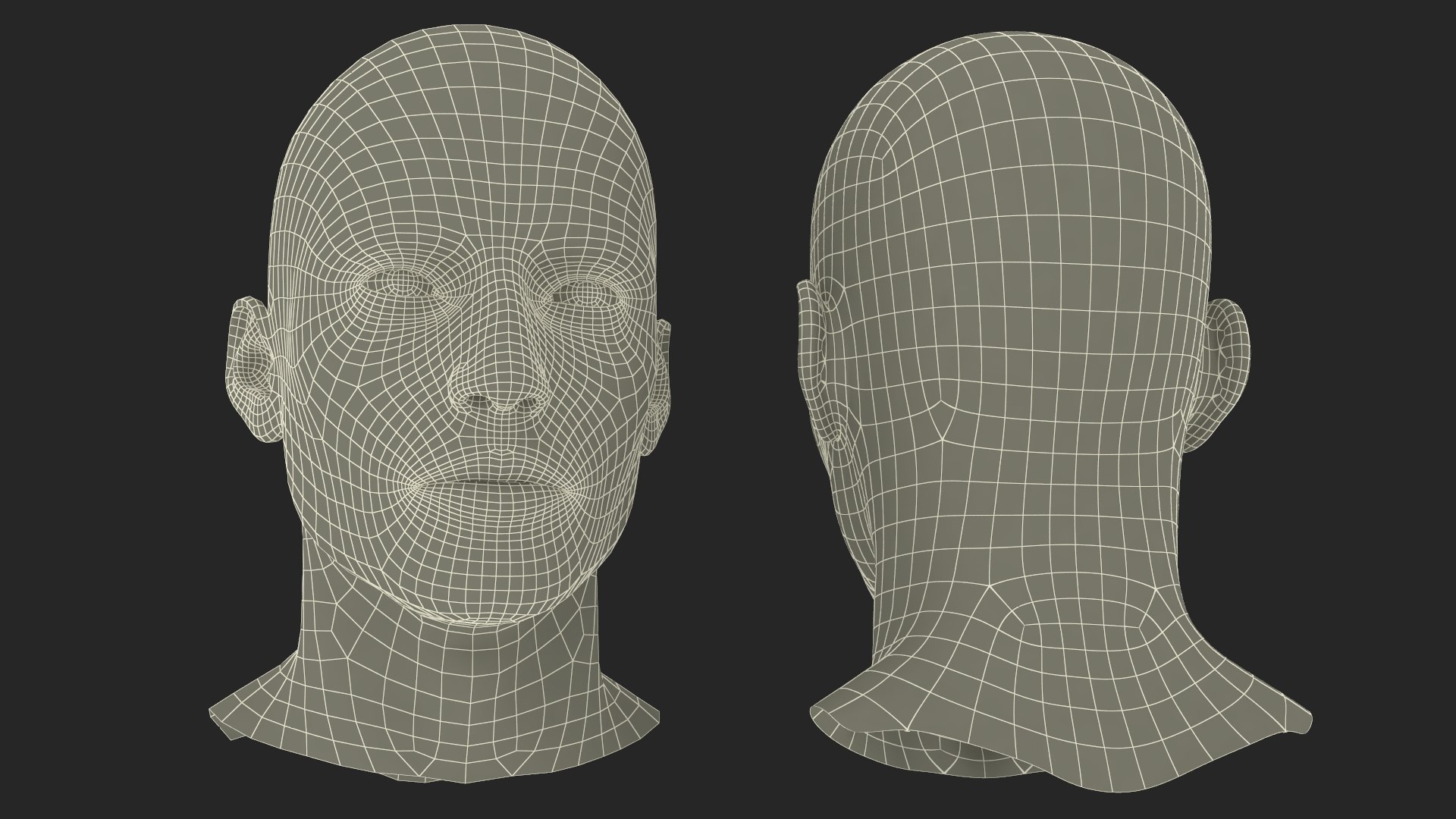 Man Character Head 3D Model - TurboSquid 2279808