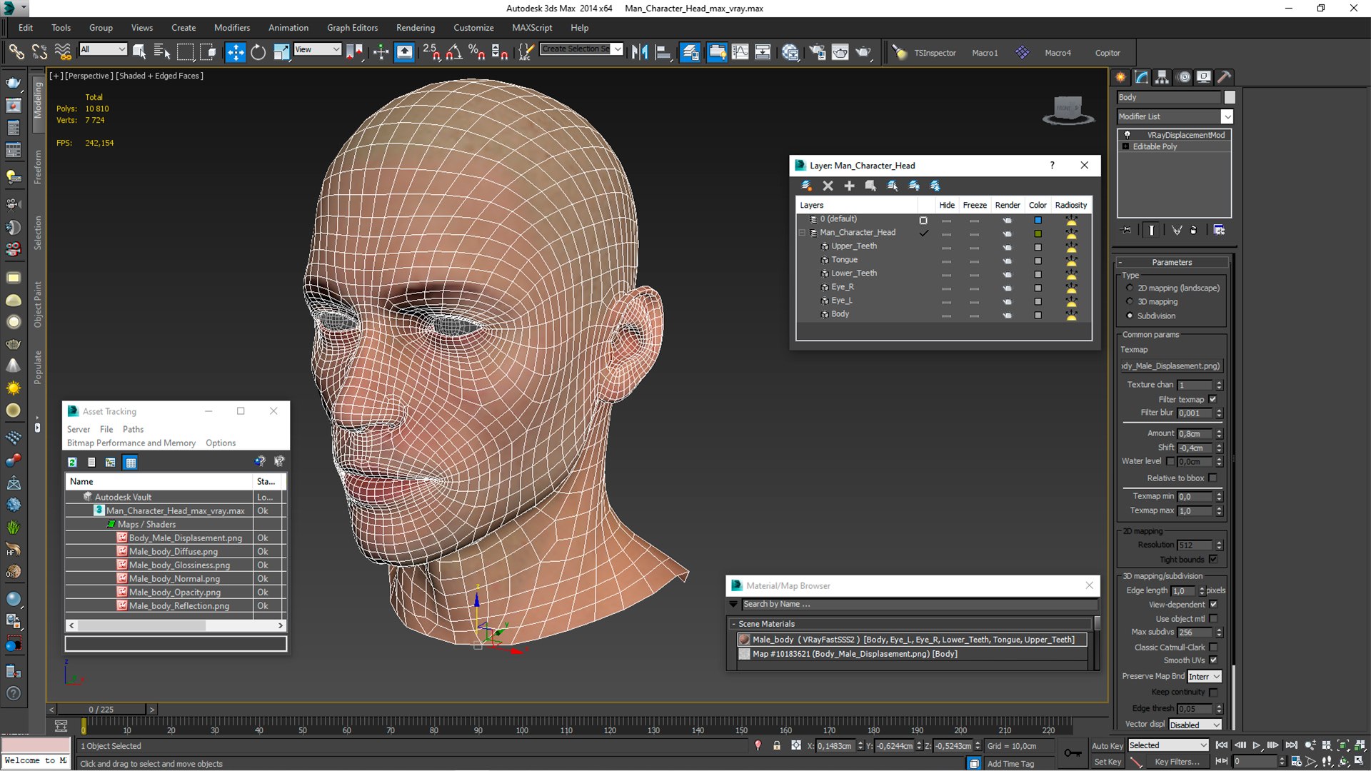Man Character Head 3D Model - TurboSquid 2279808
