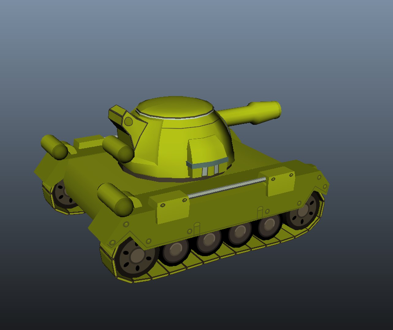 Cartoon Style Tank 3d Ma