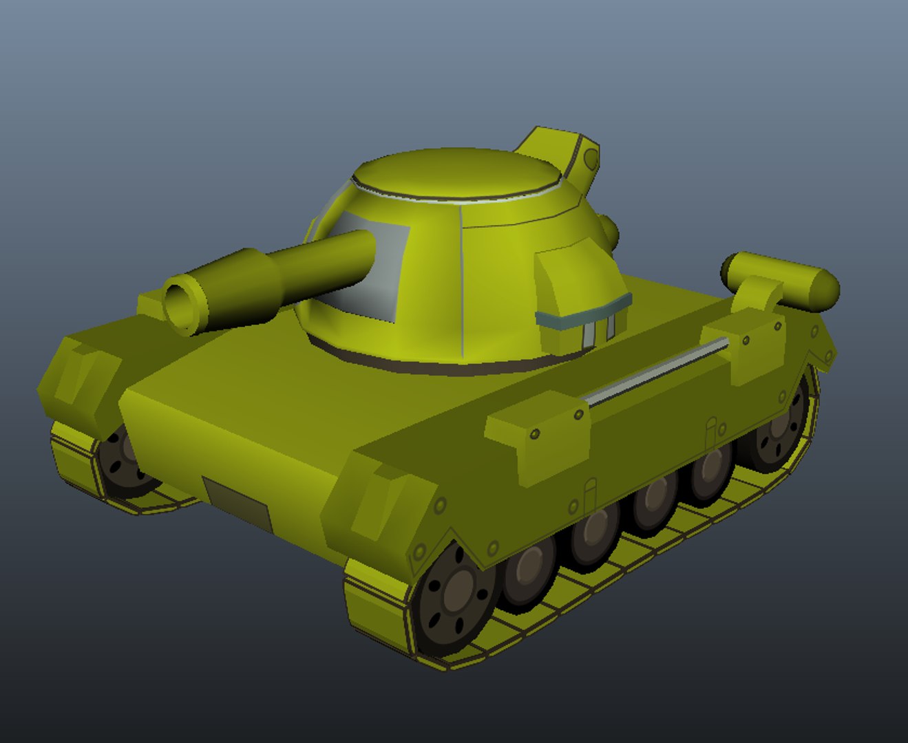 Cartoon Style Tank 3d Ma