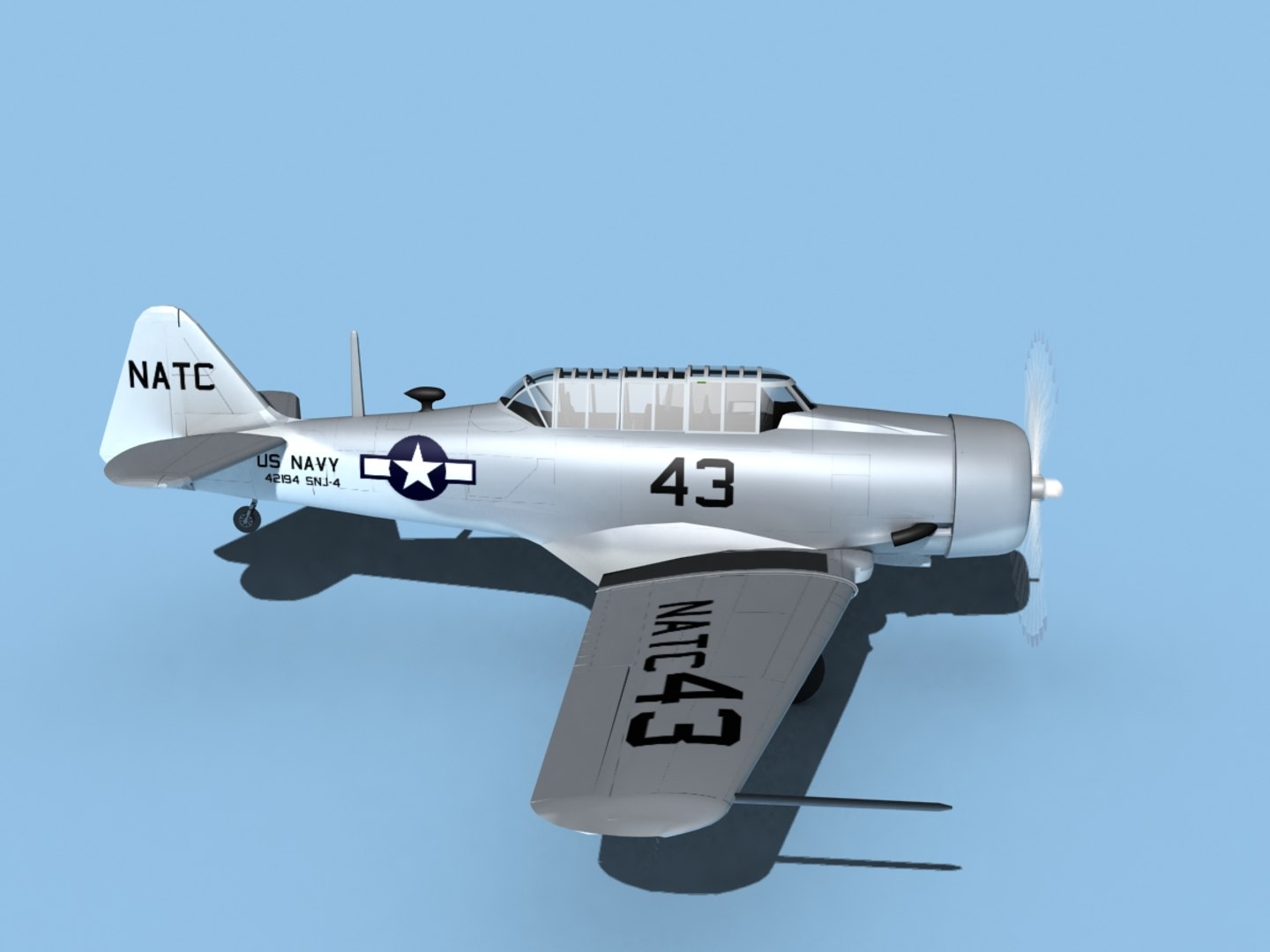 Free Snj Harvard North American 3D Model - TurboSquid 1489647