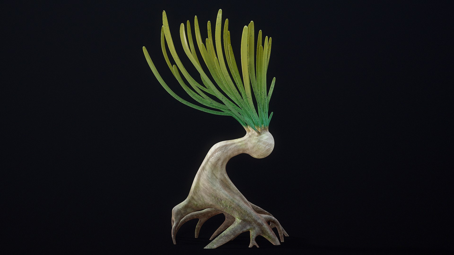 3D Alien Plant 03 PBR - TurboSquid 1957291