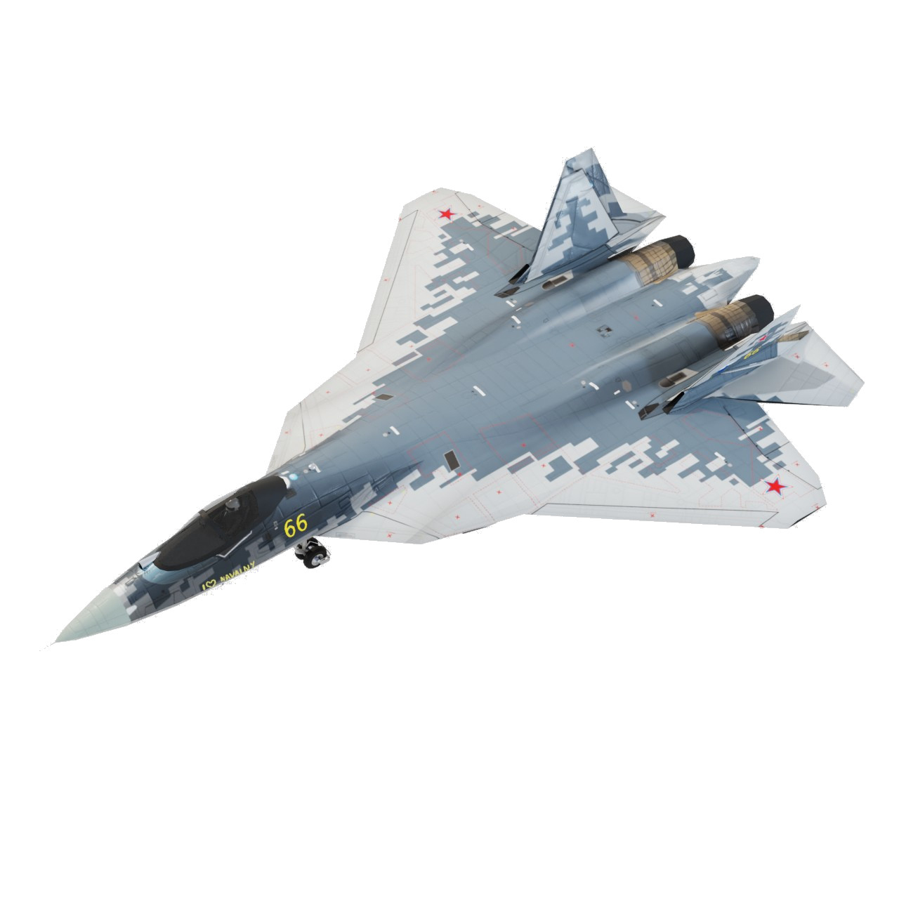 Sukhoi SU-57 Felon lowpoly jet fighter3Dモデル - TurboSquid 1896163