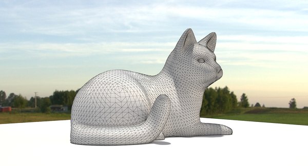 3d max decorate sculpture animal 2
