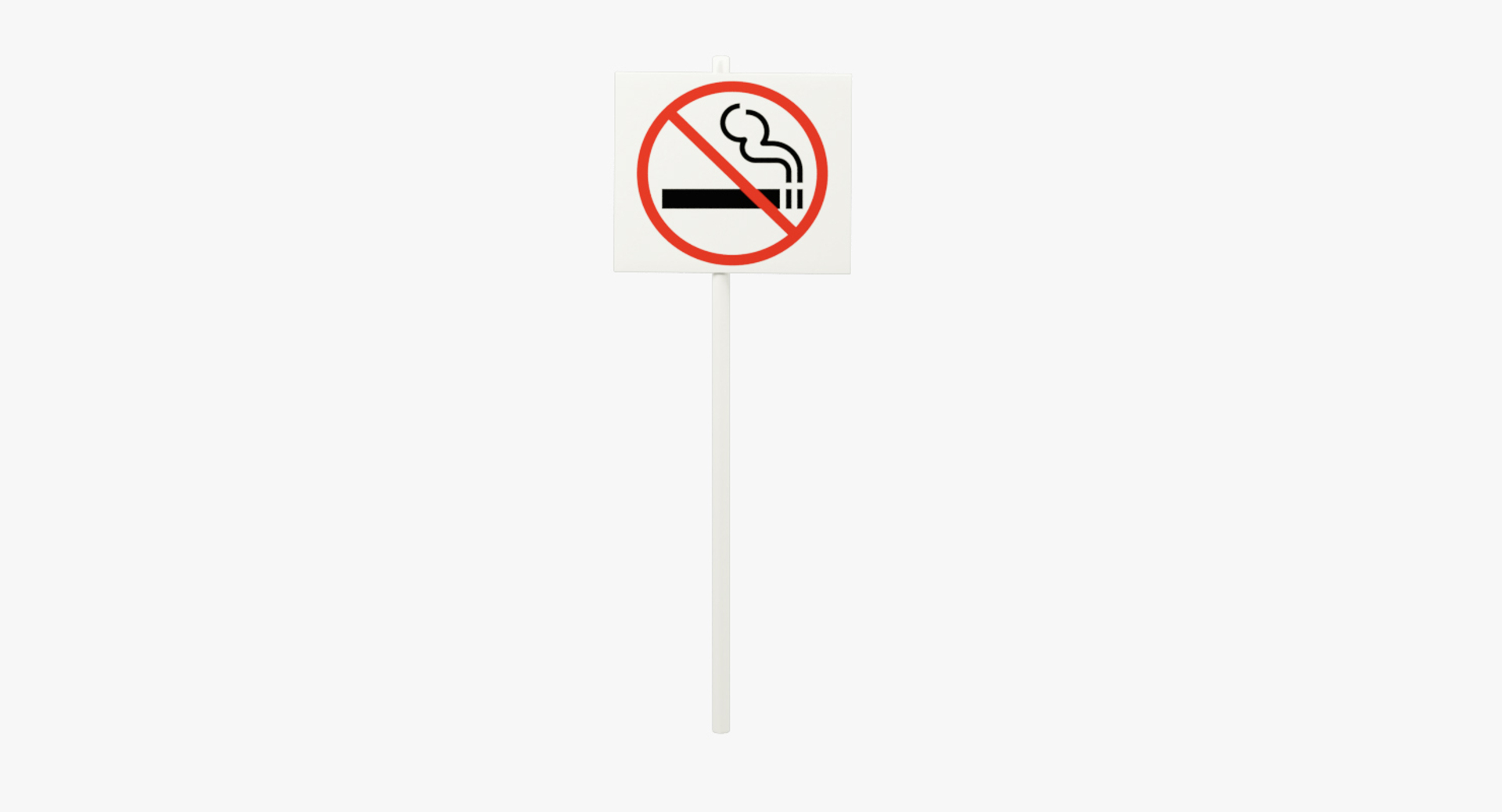 3D sign smoking symbol - TurboSquid 1271838