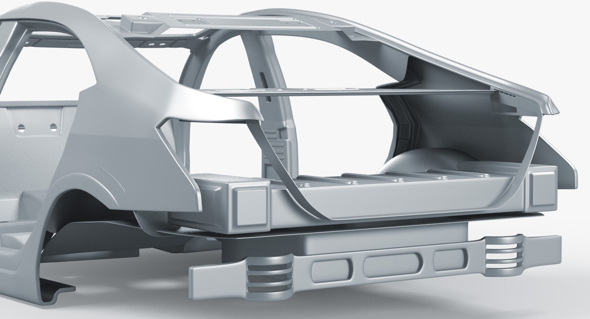 Car Body Frame 3D Model - TurboSquid 1364276