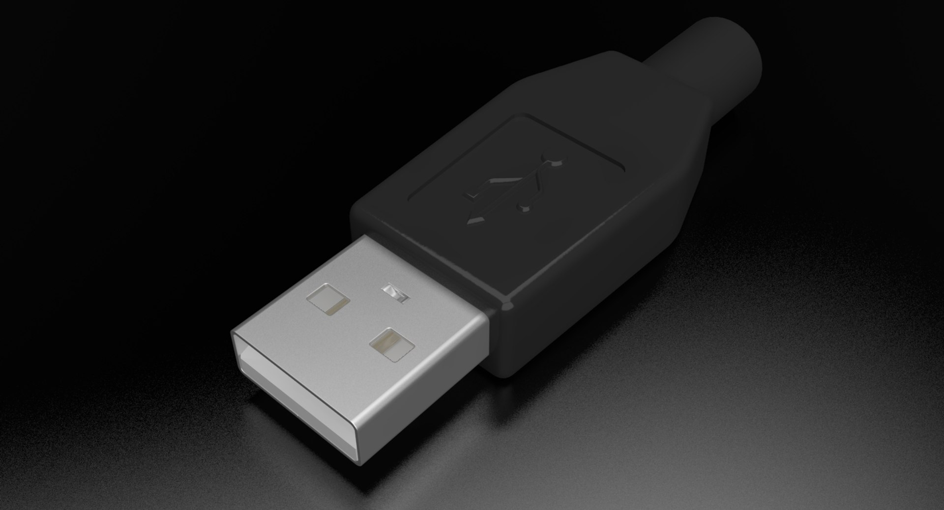 Usb Plug Type 1 3d Lwo