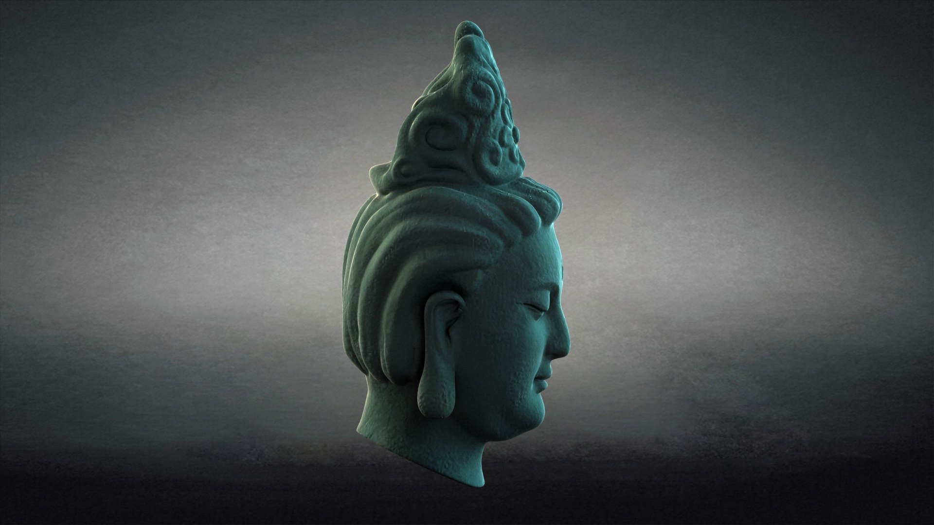 Buddha Statue Head Model 3D Model - TurboSquid 2160634