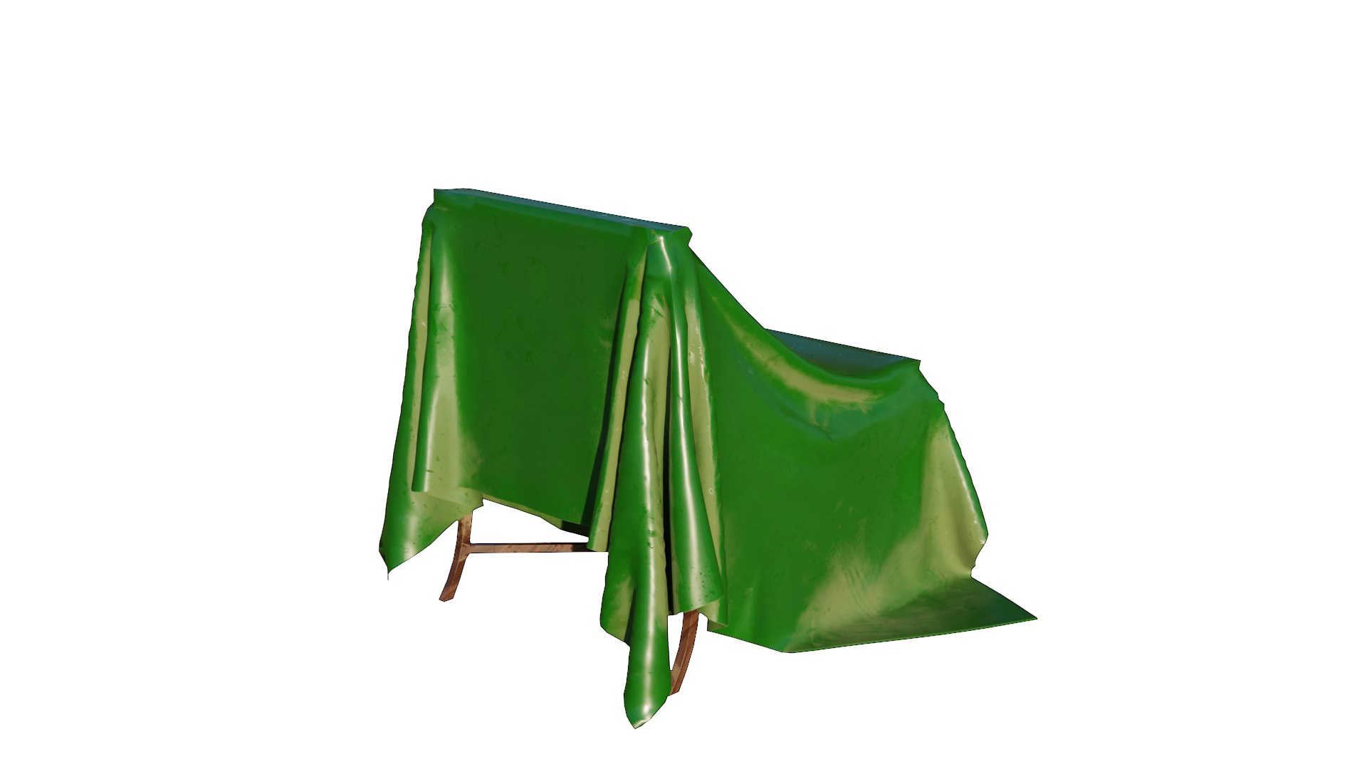 Free Covered Chair Model - TurboSquid 1952071