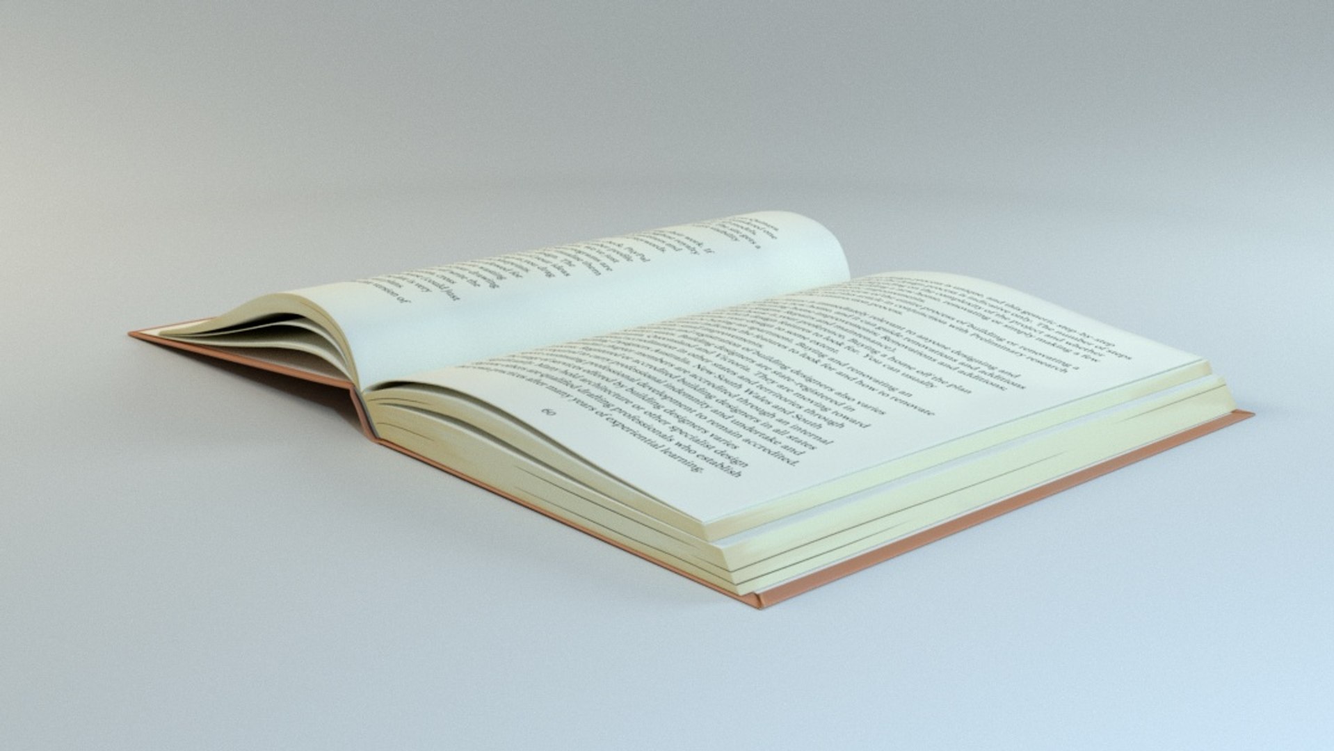 3D Book Hardcover Model - TurboSquid 1465013