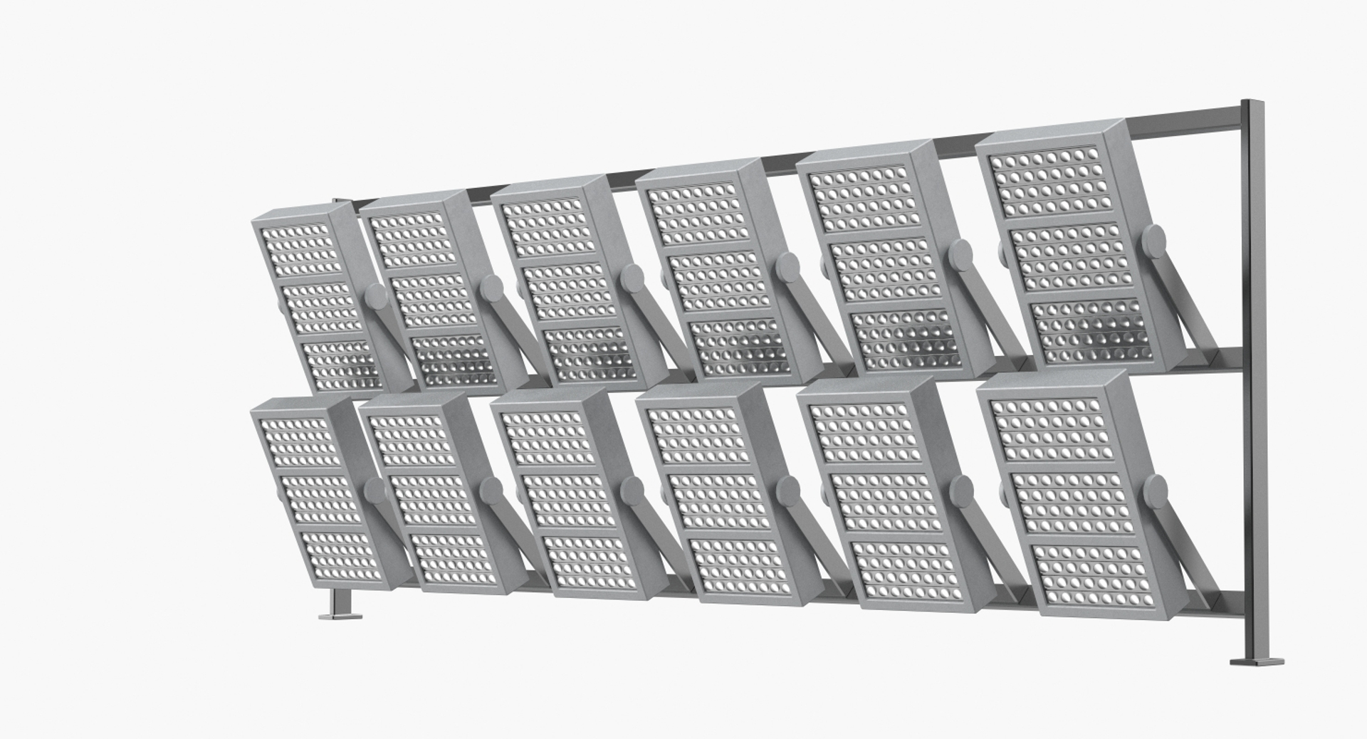 Stadium Lighting Panel 3D Model - TurboSquid 1369373