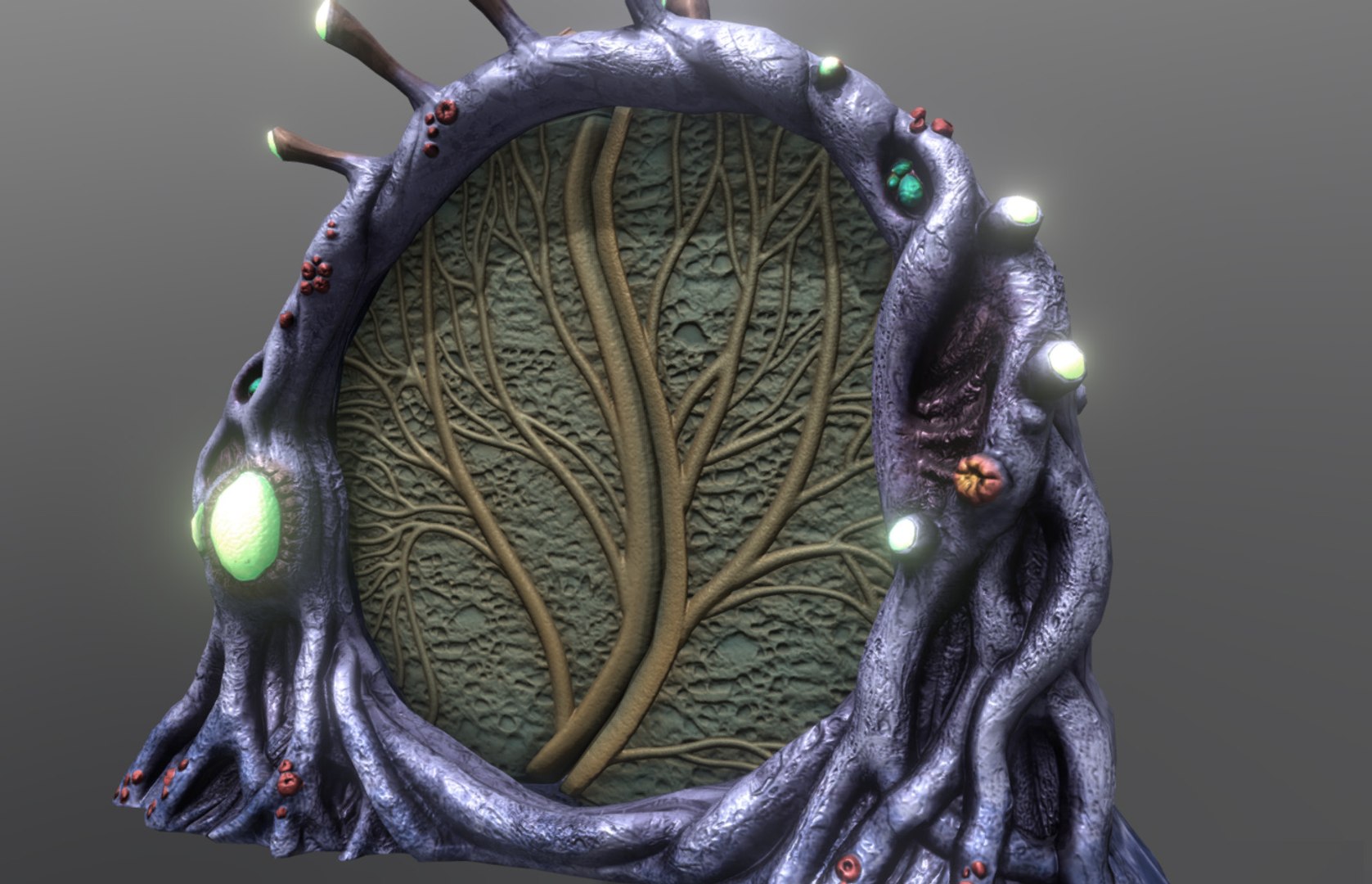 Door Organic 3D - TurboSquid 1349423
