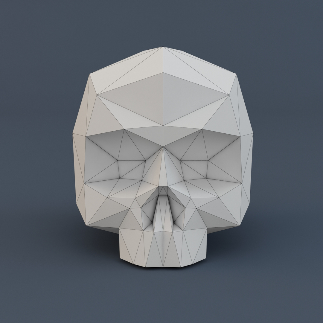 lo skull 3d model