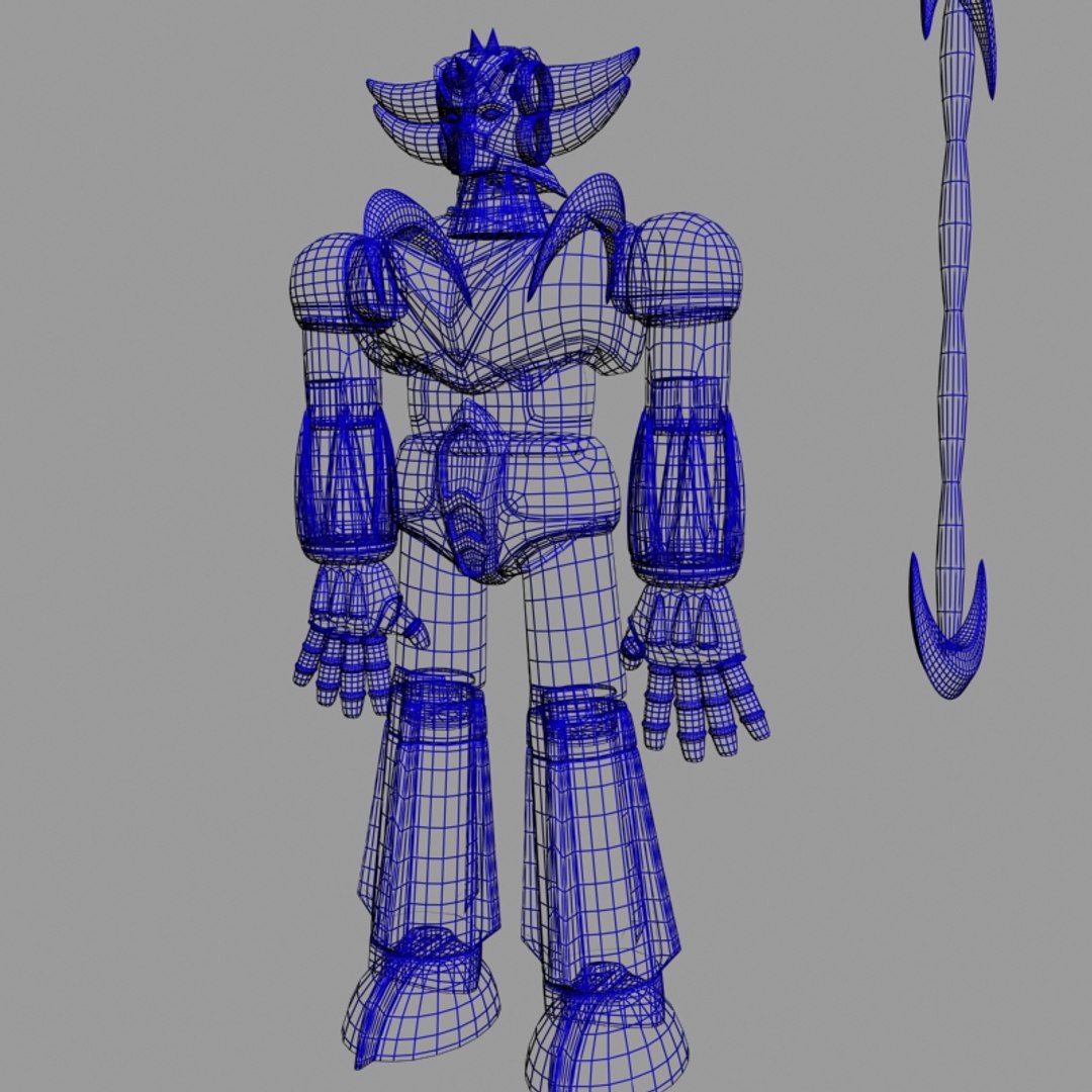 Goldorak Robot Rigged - 3d Max