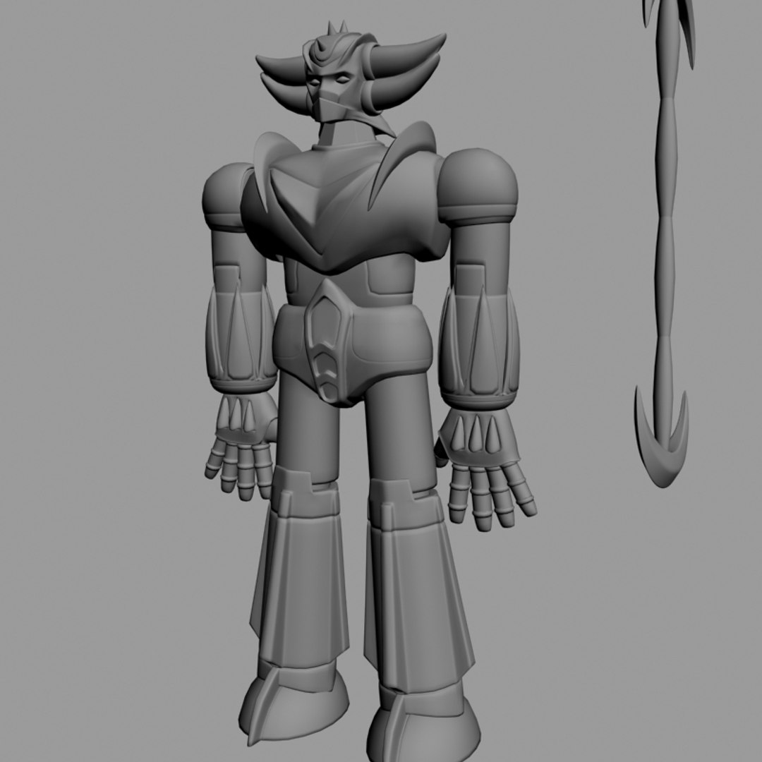 Goldorak Robot Rigged - 3d Max