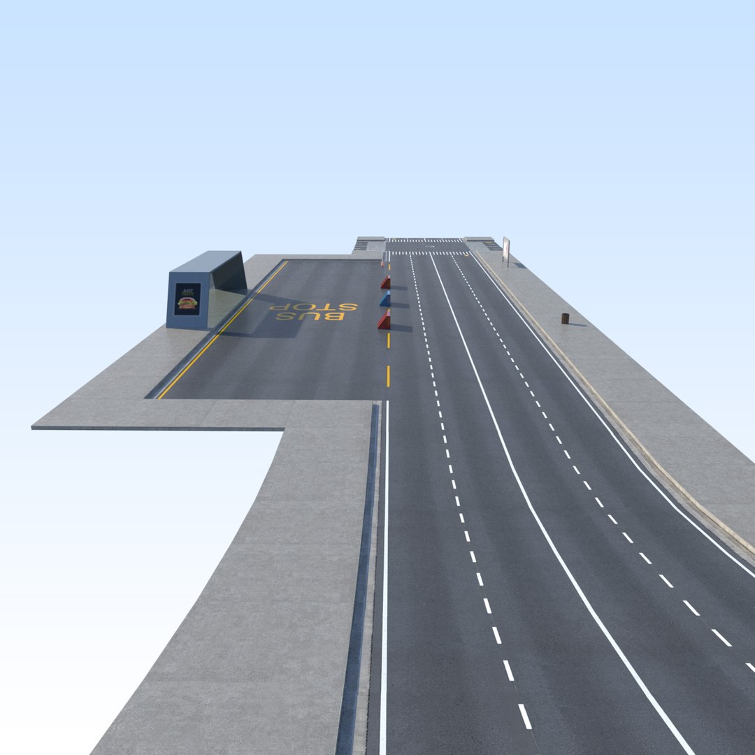 3D Modular City Street Pack - TurboSquid 1323845