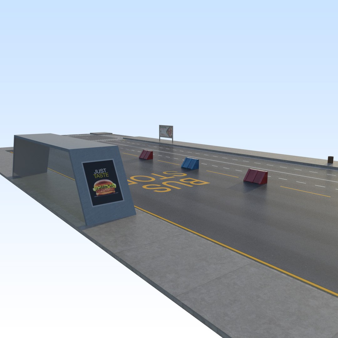 3D Modular City Street Pack - TurboSquid 1323845